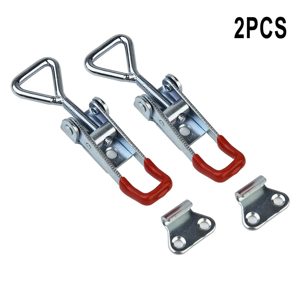 2 Pcs Toggle Clamp Toggle Latch Catch Clasp Horizontal Door Bolts Quick ...