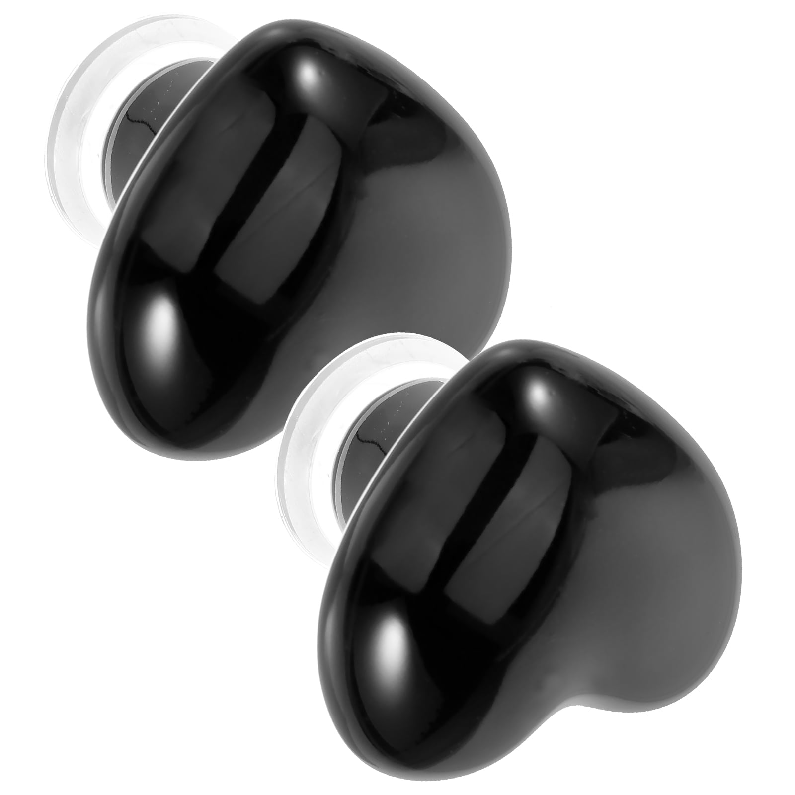 2 Pcs Toilet Assist Button Tank Helper Top Handle Black in Buttons Push ...
