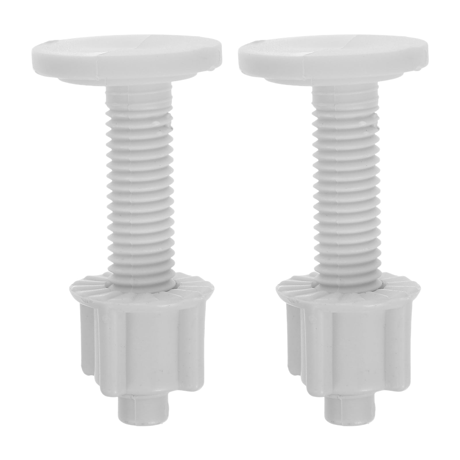 2 Pcs Toilet Lid Screws Toilet Expansion Screws 6.30X3.00X3.00CM White ...