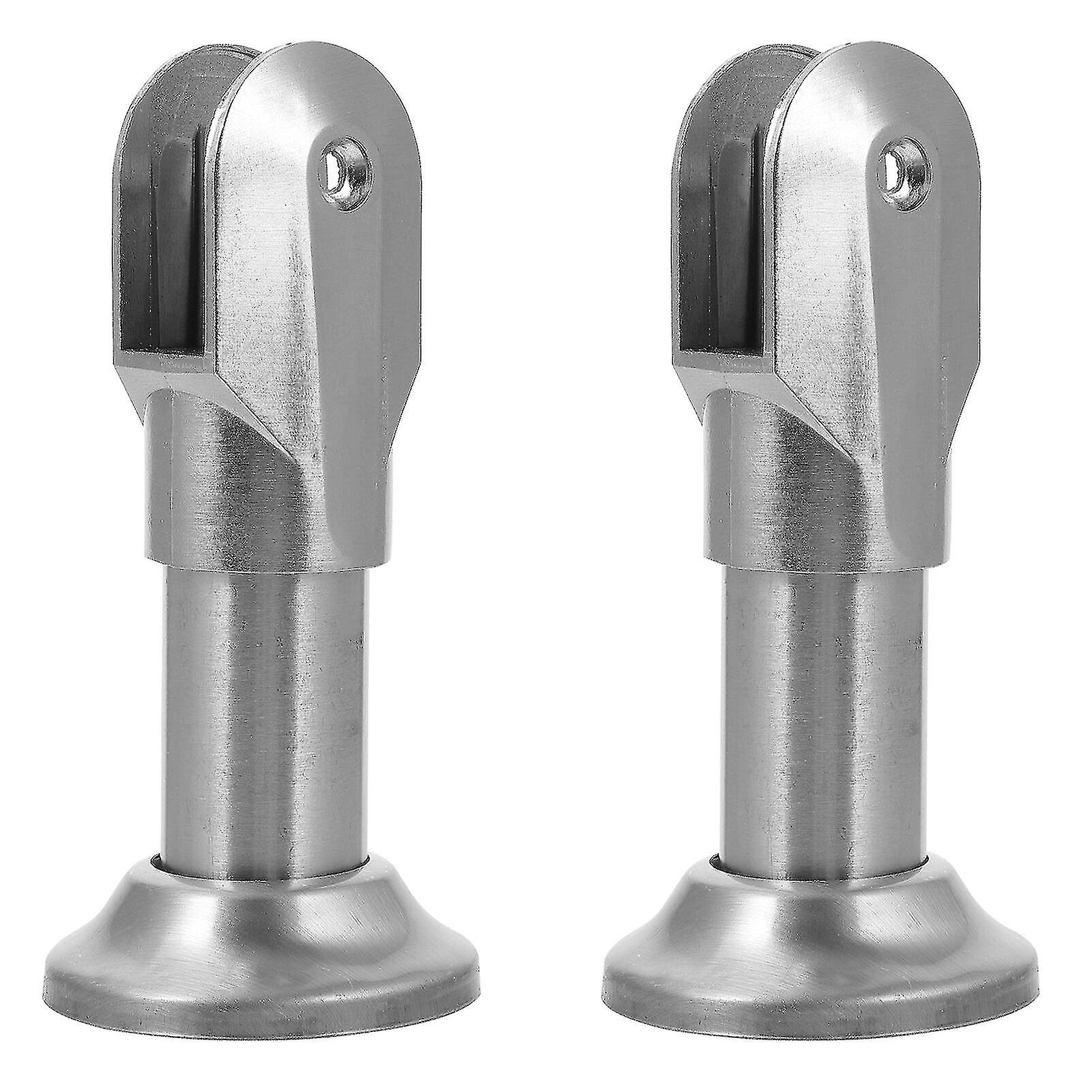 2 Pcs Toilet Stand Toilet Partition Feet Restroom Alloy Support Leg ...