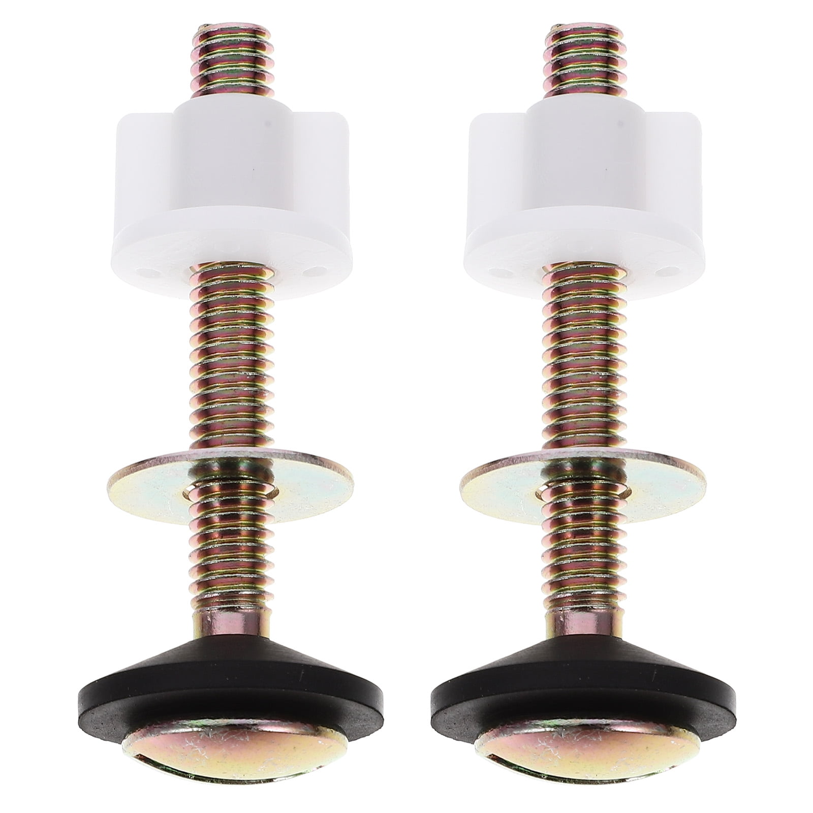 2 Pcs Toilet Tank Bolts Washers Replacement Kit for Suite Iron ...