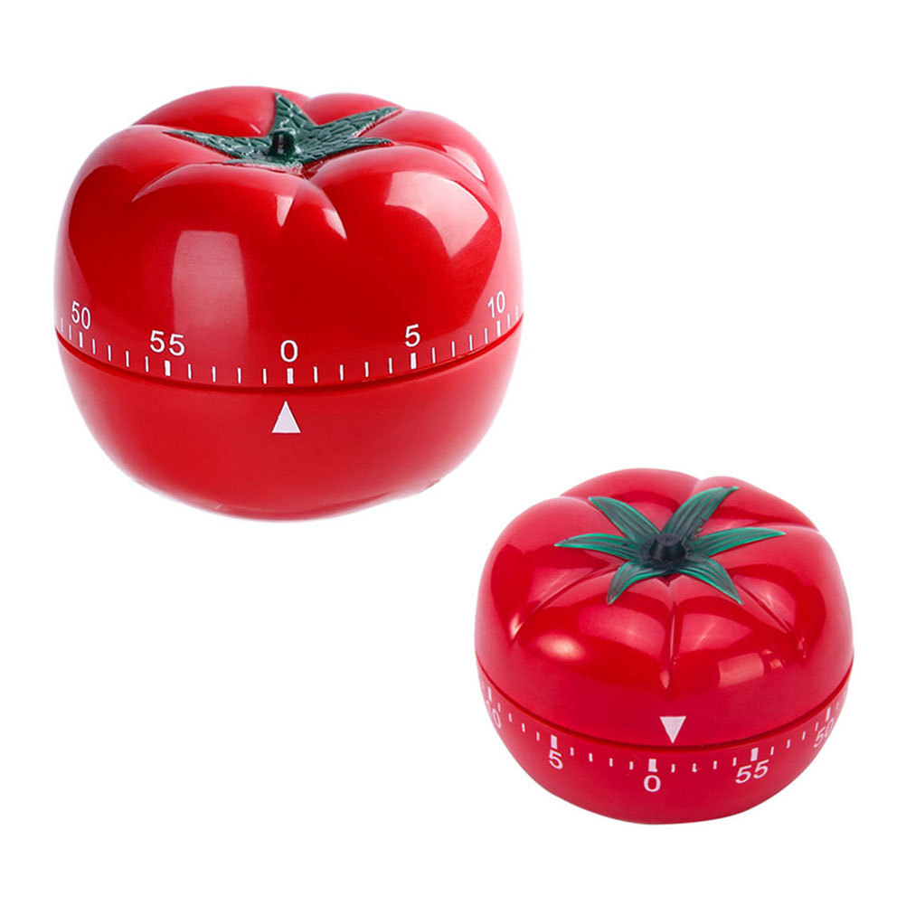 2 Pcs Tomato Timer Power Rotary Tools Cartoon Management Lovely Cooking ...