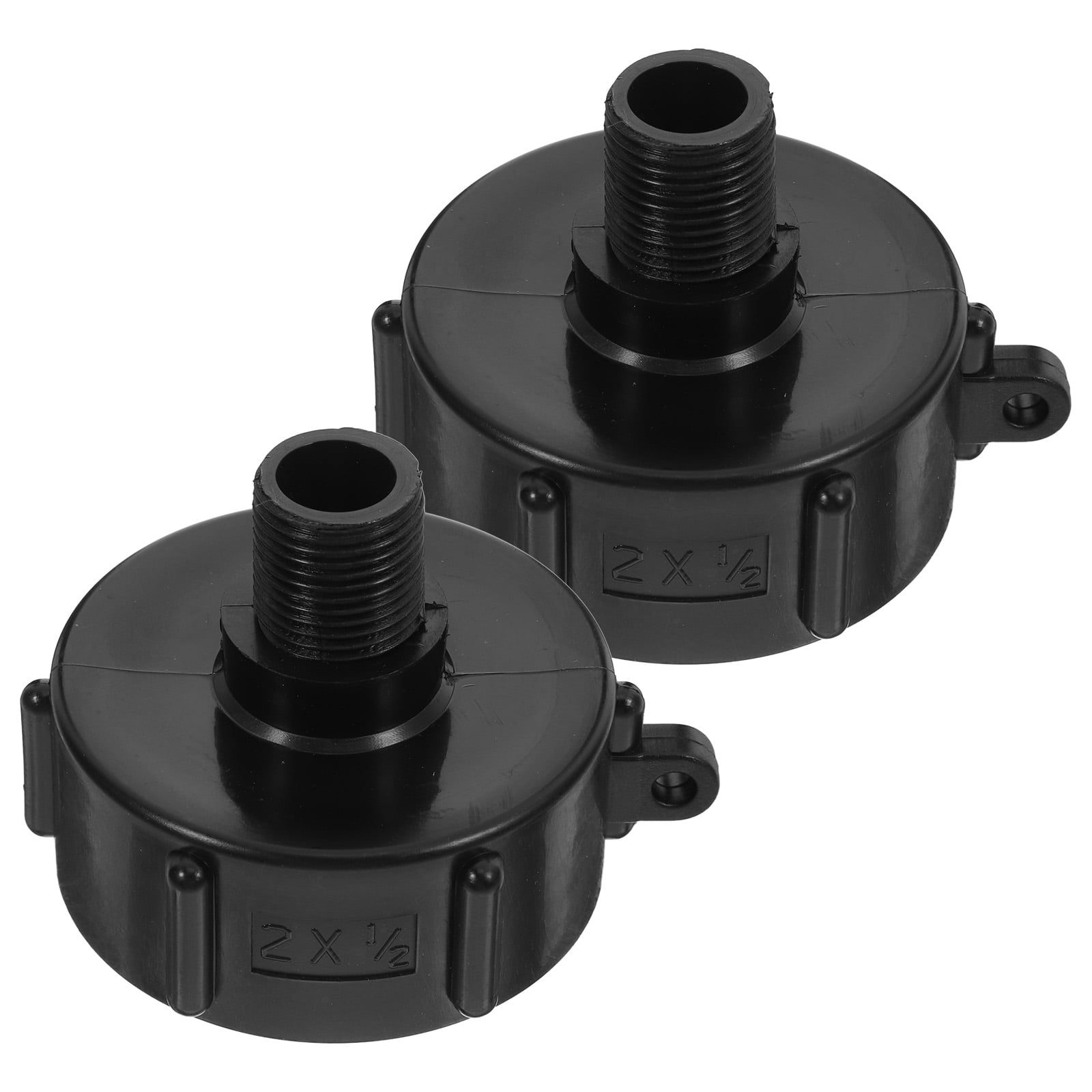 2 Pcs Ton Barrel Adapter Bucket Water Pipe Cork Nozzle Portable IBC ...