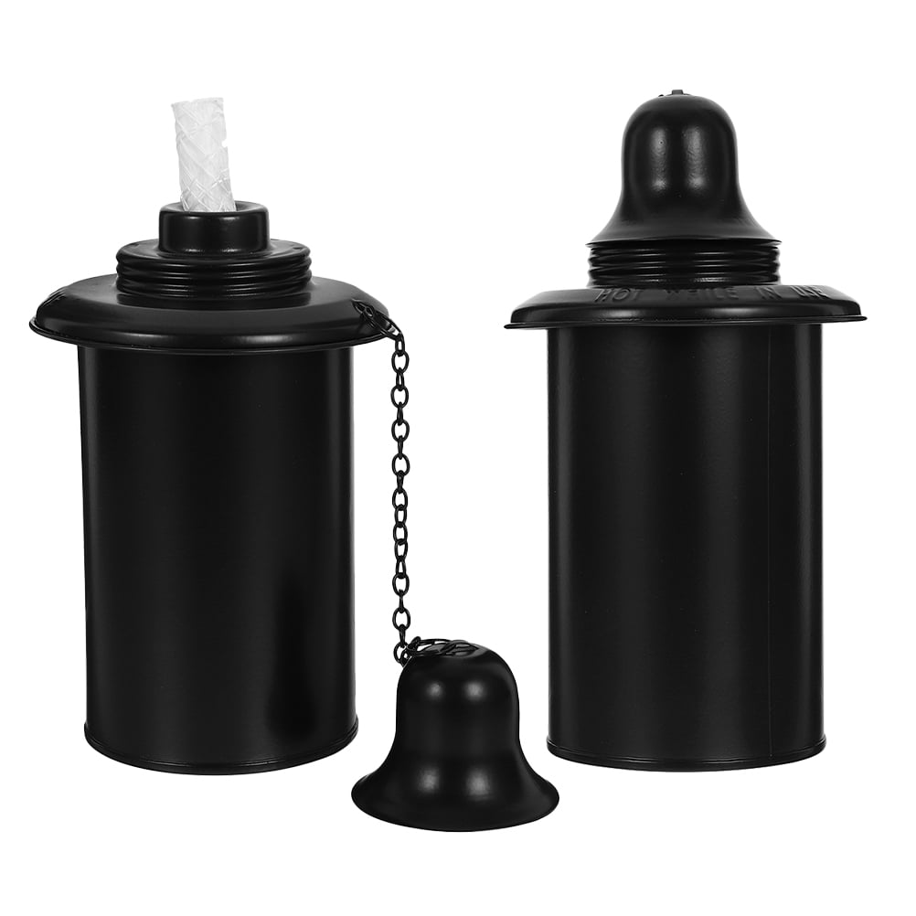 2 Pcs Torch Jar Torch Container Metal Torch Fuel Canister Torch ...