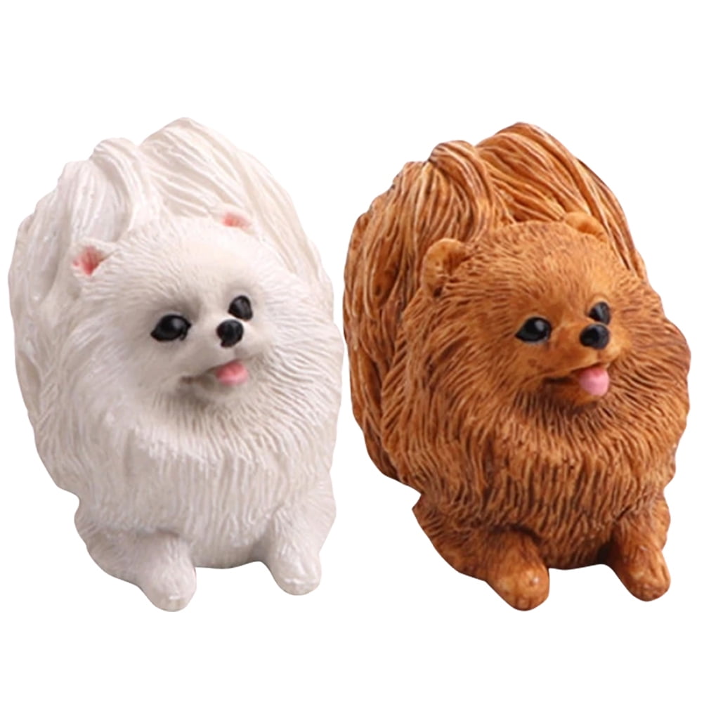 NIAIZEK Mini Dog Figurines Decorative Home Decoration Standing Puppy ...