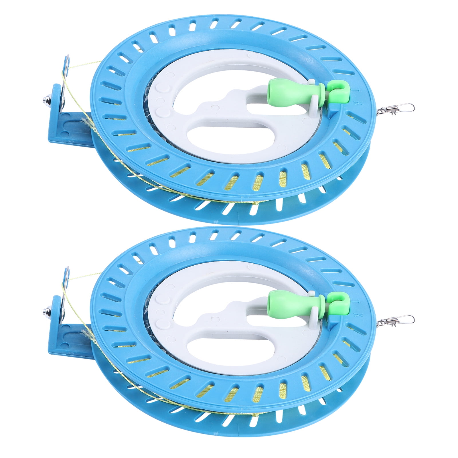 Worgeous 2pcs Lockable Hand Wheel Reel Winder for Outdoor Kite Line ...