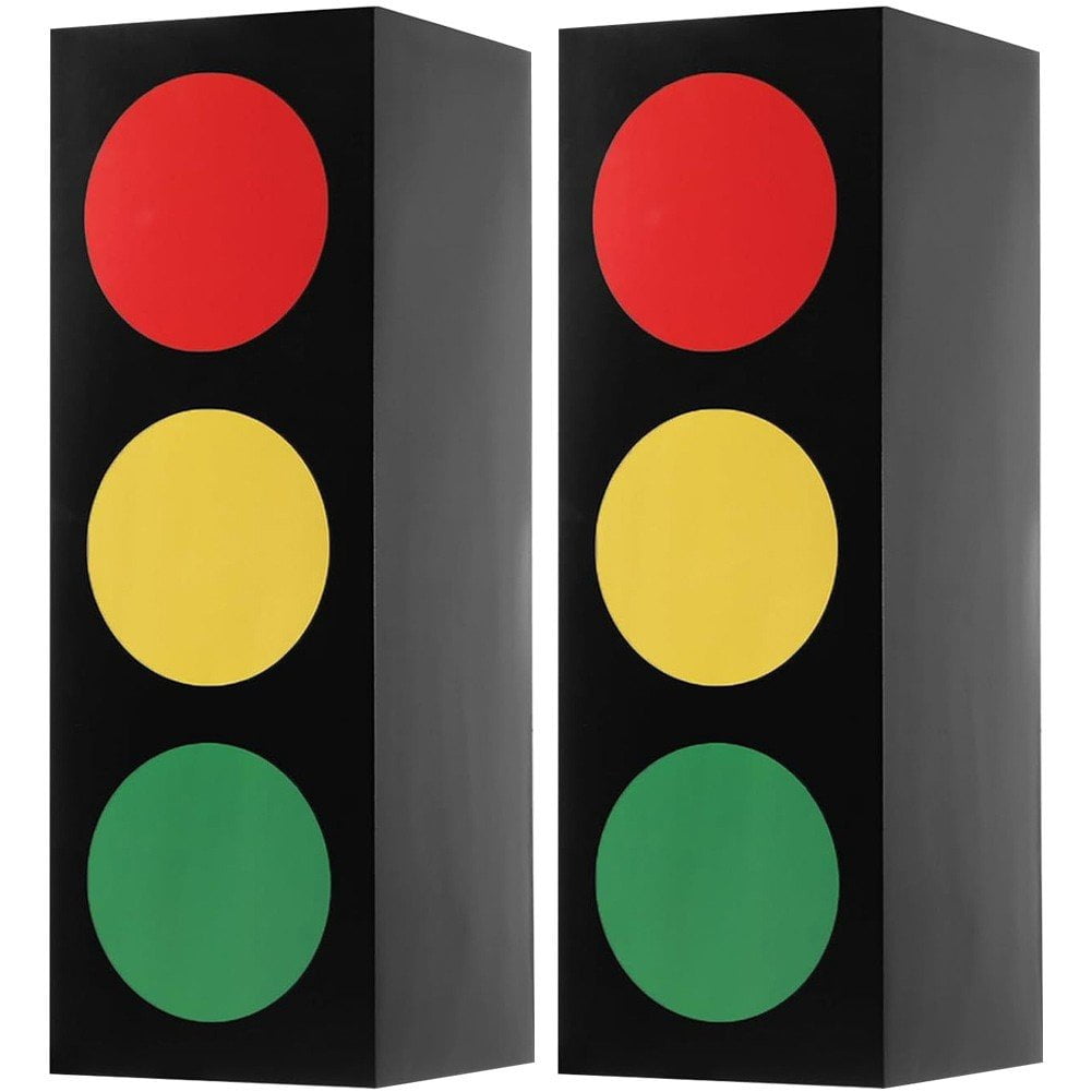2 Pcs Traffic Light Favor Boxes, Traffic Light Party Gift Box Tabletop ...