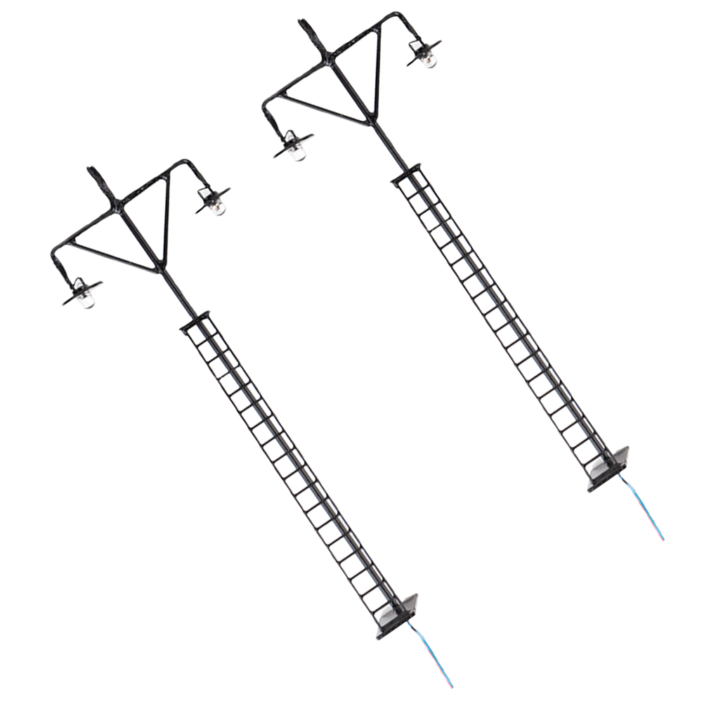 2 Pcs Train Light Model Luminous Signal Light Model Signal Light Model ...