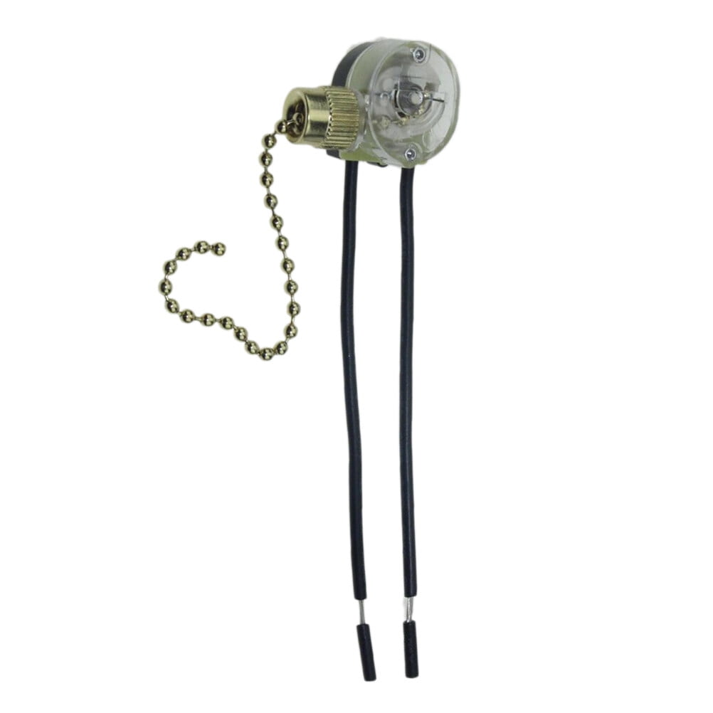 2 Pcs Translucent Pull-chain Two Stop Cable On-off Creative Two Lines ...