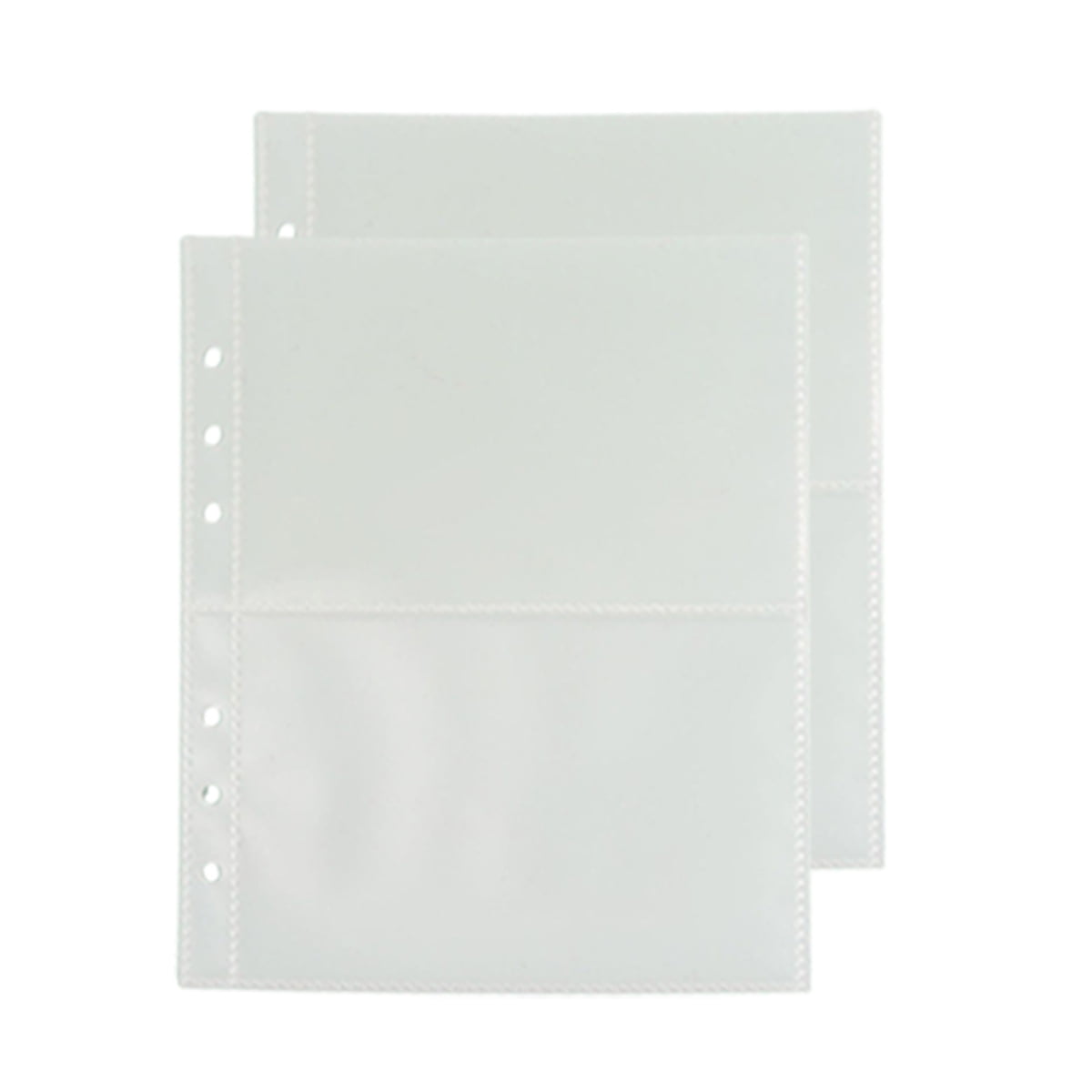 2 Pcs Transparent Display Booklet Gift Cards Binder Photo Pockets Cash ...