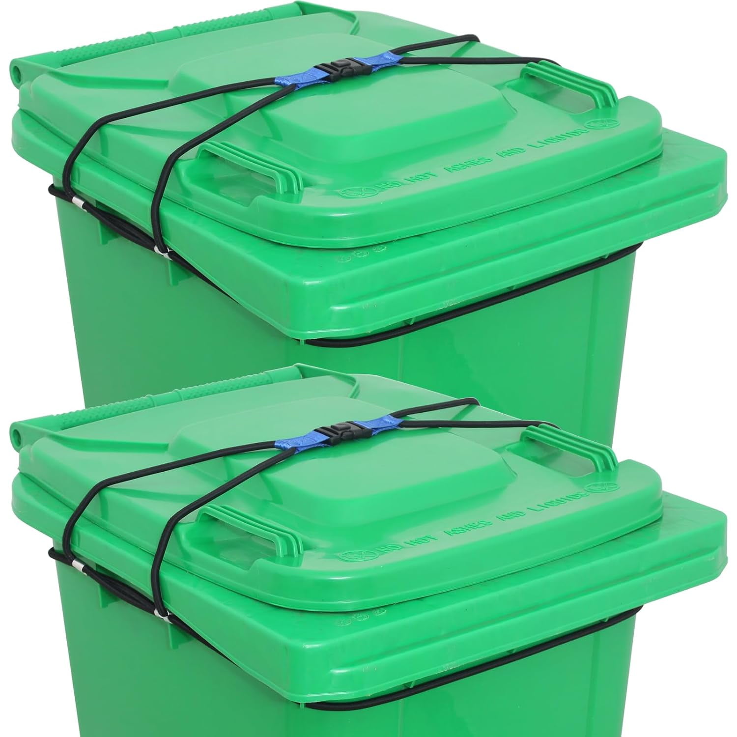 2 Pcs Trash Can Lock for 30-45 Gal, Garbage Can Locks for Animals ...