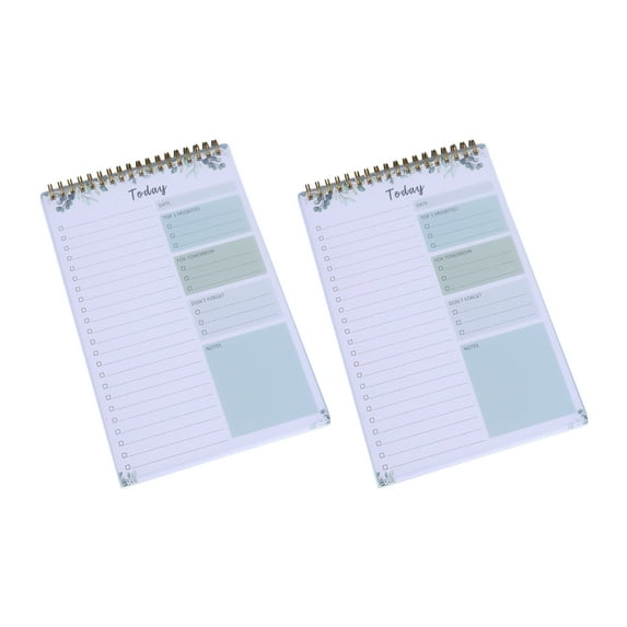 2 Pcs Travel Notebook Weekly Planner Notepads Daily Planner Management ...