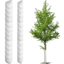 2 Pcs Tree Trunk Protector,Happon 2 Size Plastic Spiral Tree Guard,Tree ...