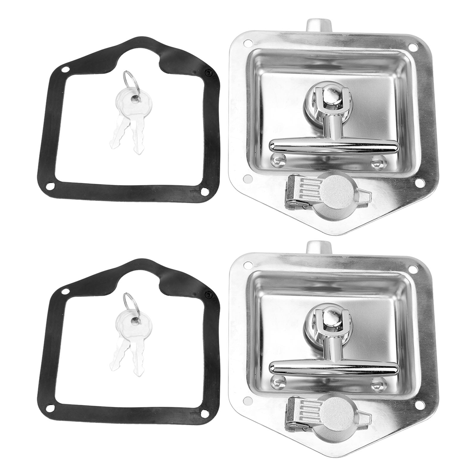2 Pcs Truck Tool Box Latch Stainless Steel Toolbox T Handle Latch with ...