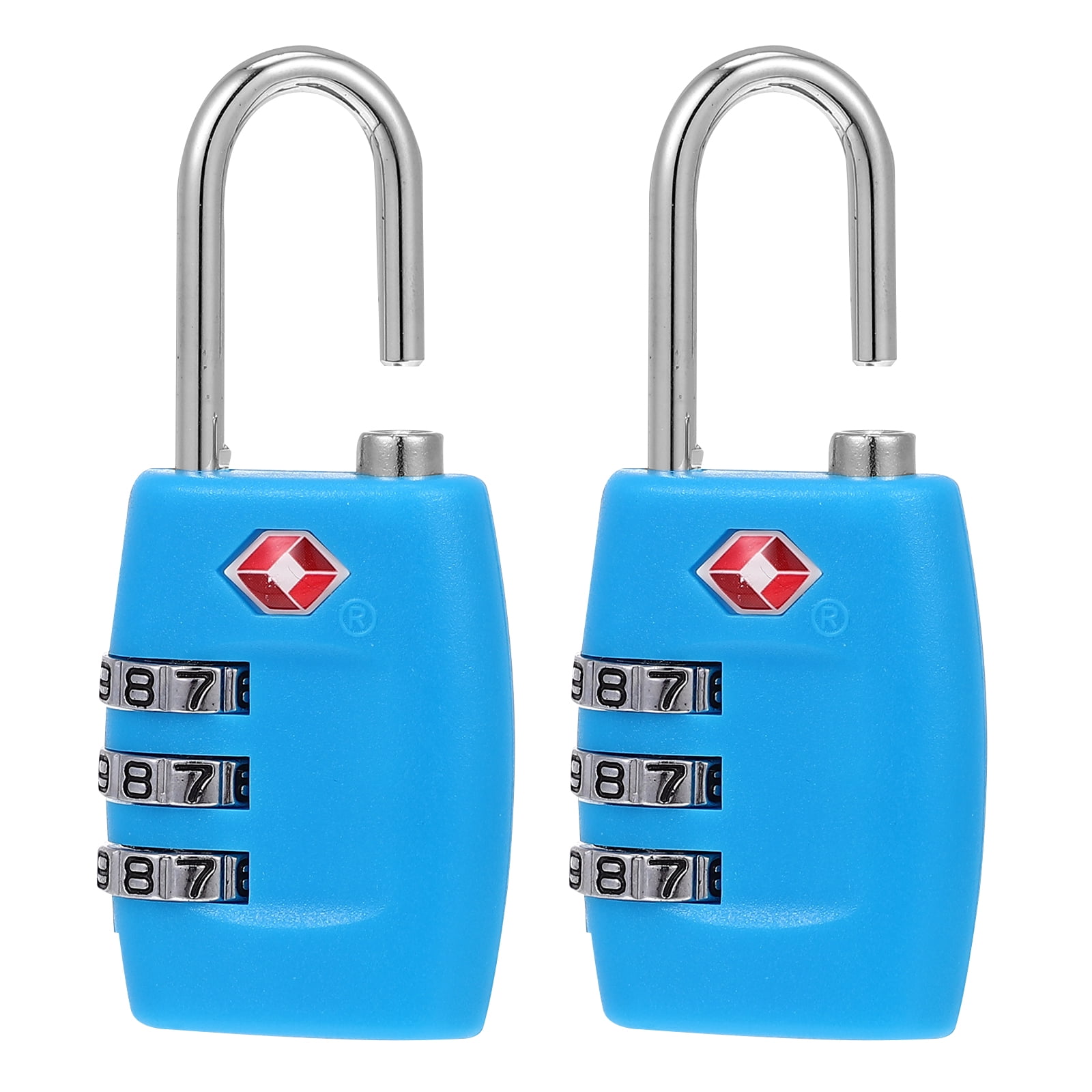 2 Pcs Luggage Locks Tsa Approved Coded Lock. Locker Lock Locks with ...
