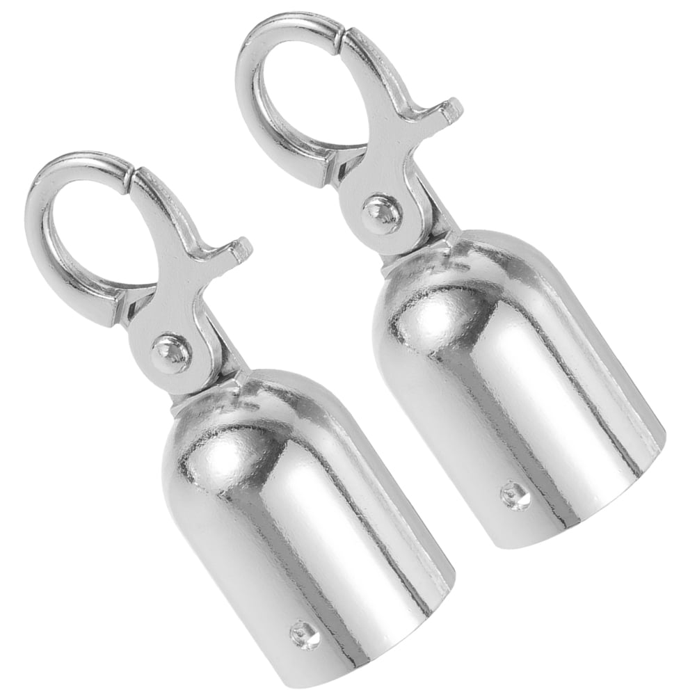 2 Pcs U Clamp Retractable Rope End Stop Concierge Railing Fittings
