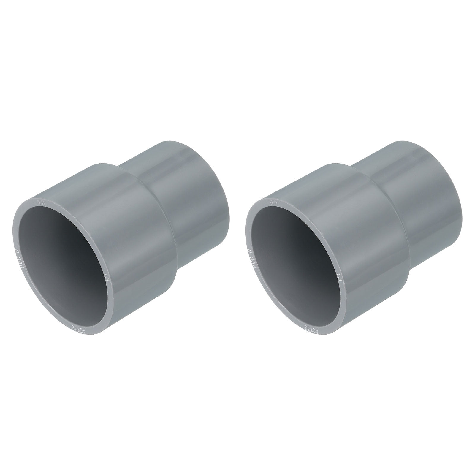 2 Pcs UPVC Reducer Pipe Fitting, 40x32mm PVC Pipe Coupling Adapter ...