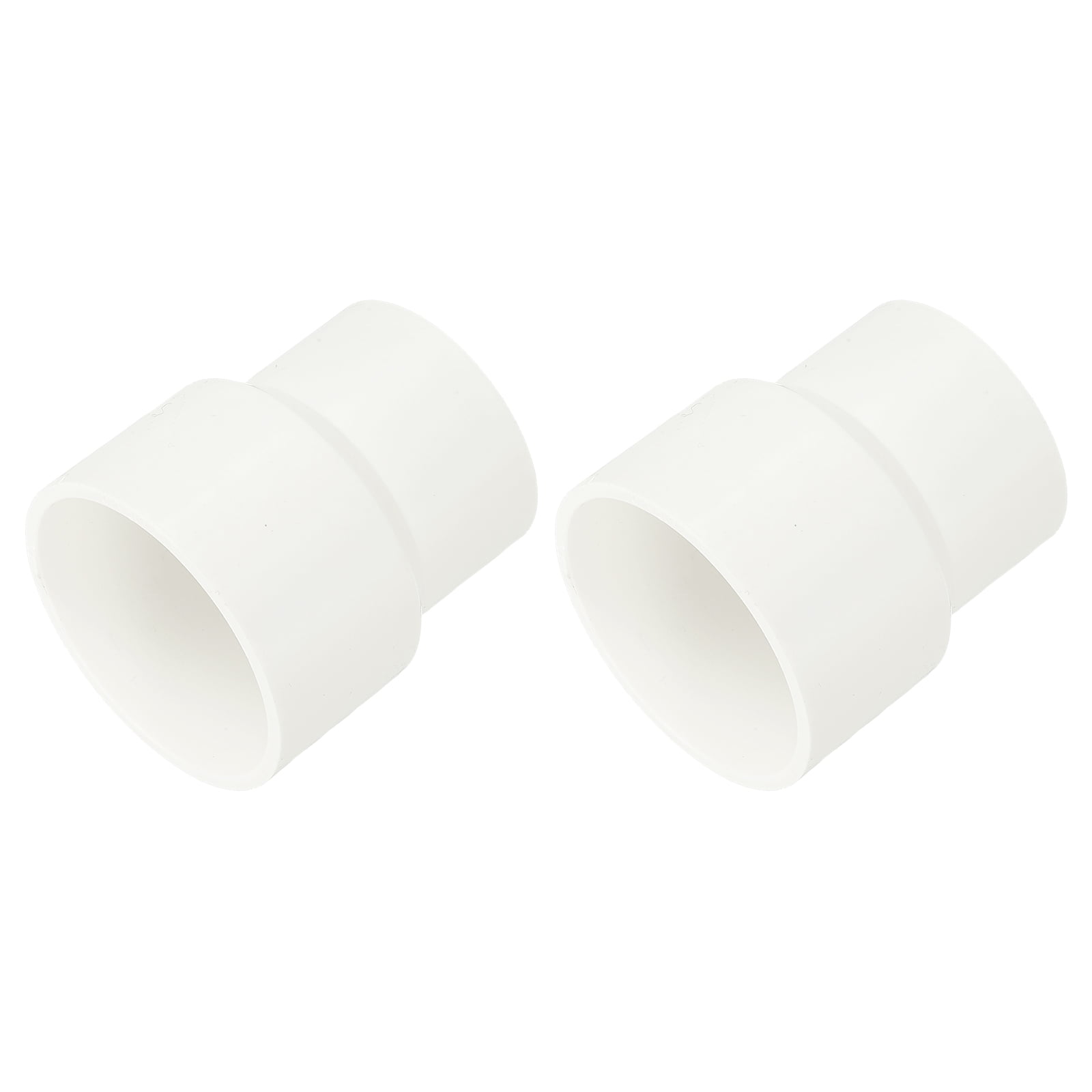 2 Pcs UPVC Reducer Pipe Fitting, 50x40mm Pipe Coupling Adapter ...