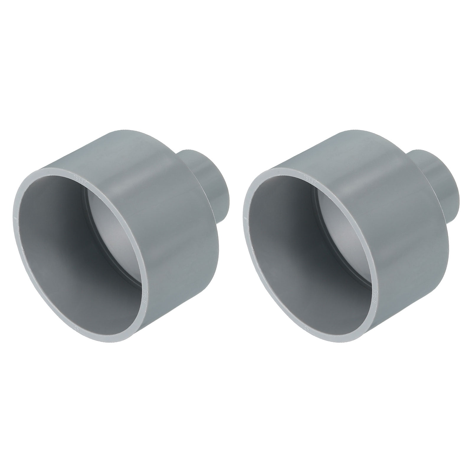 2 Pcs UPVC Reducer Pipe Fitting, 75x32mm PVC Pipe Coupling Adapter ...