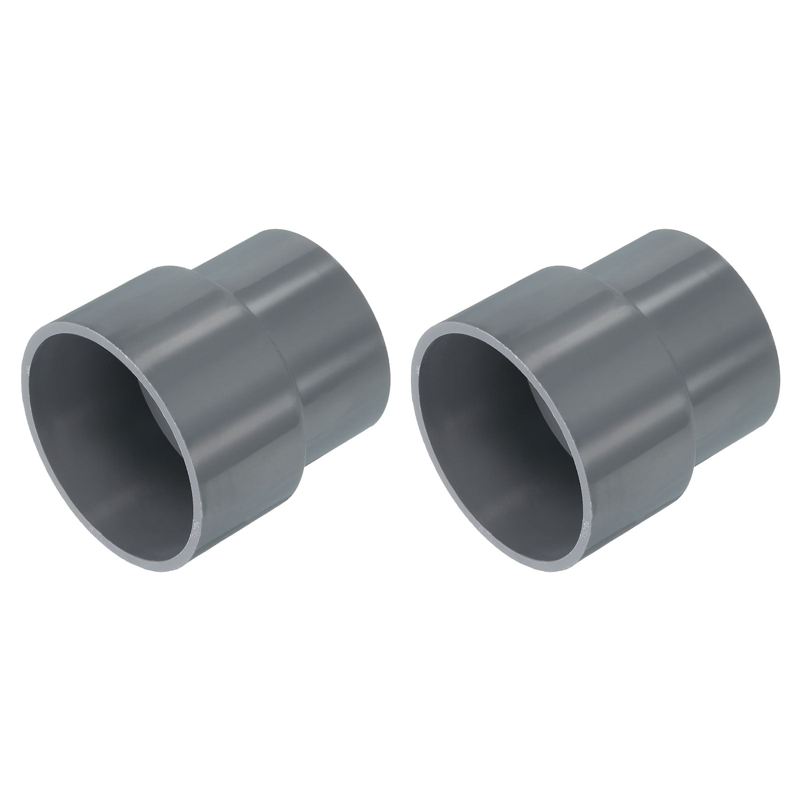 2 Pcs UPVC Reducer Pipe Fitting, 75x63mm PVC Pipe Coupling Adapter ...