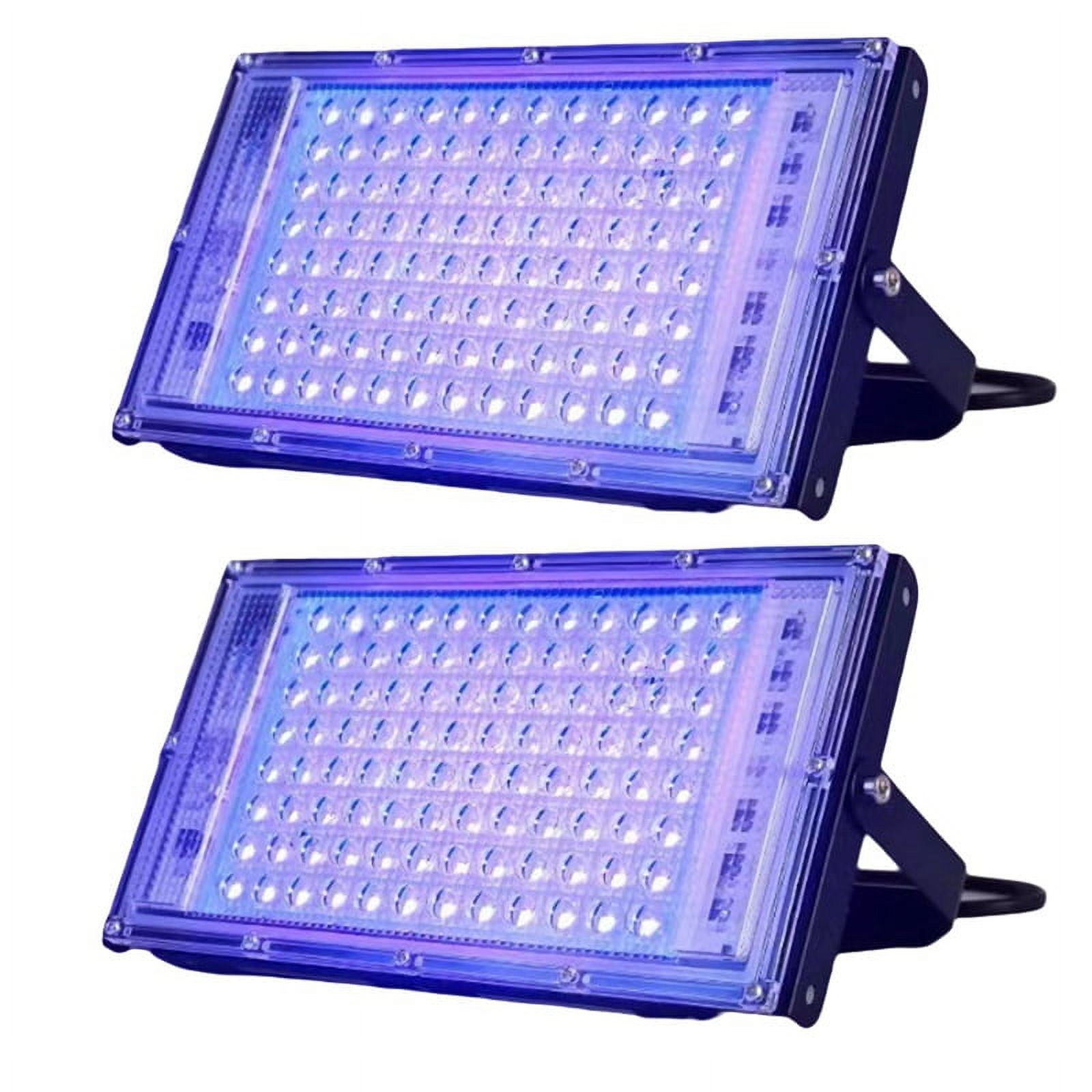 2 Pcs UVA Black Light 220V-240V Black Lights IP65 Waterproof Black ...