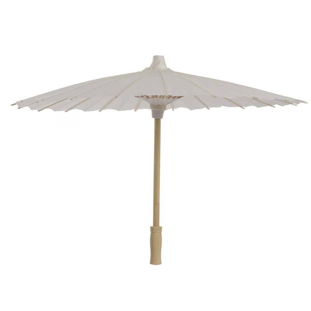 2 Pcs Umbrella for Kids Paper Umbrella White Parasol DIY Parasol Sweet ...