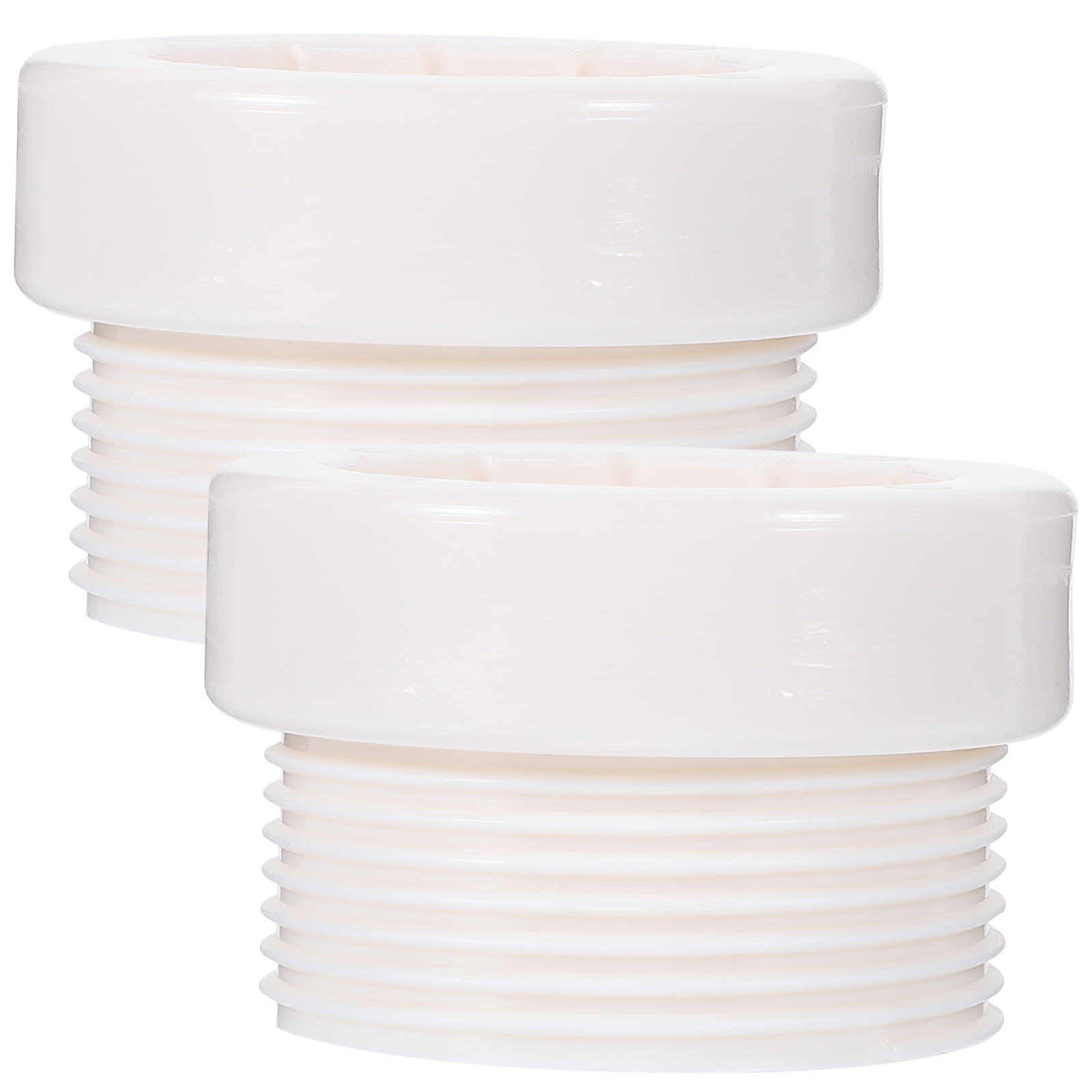 2 Pcs White Plastic Pool Umbrella Sleeve Adapter and Stabilizer for ...