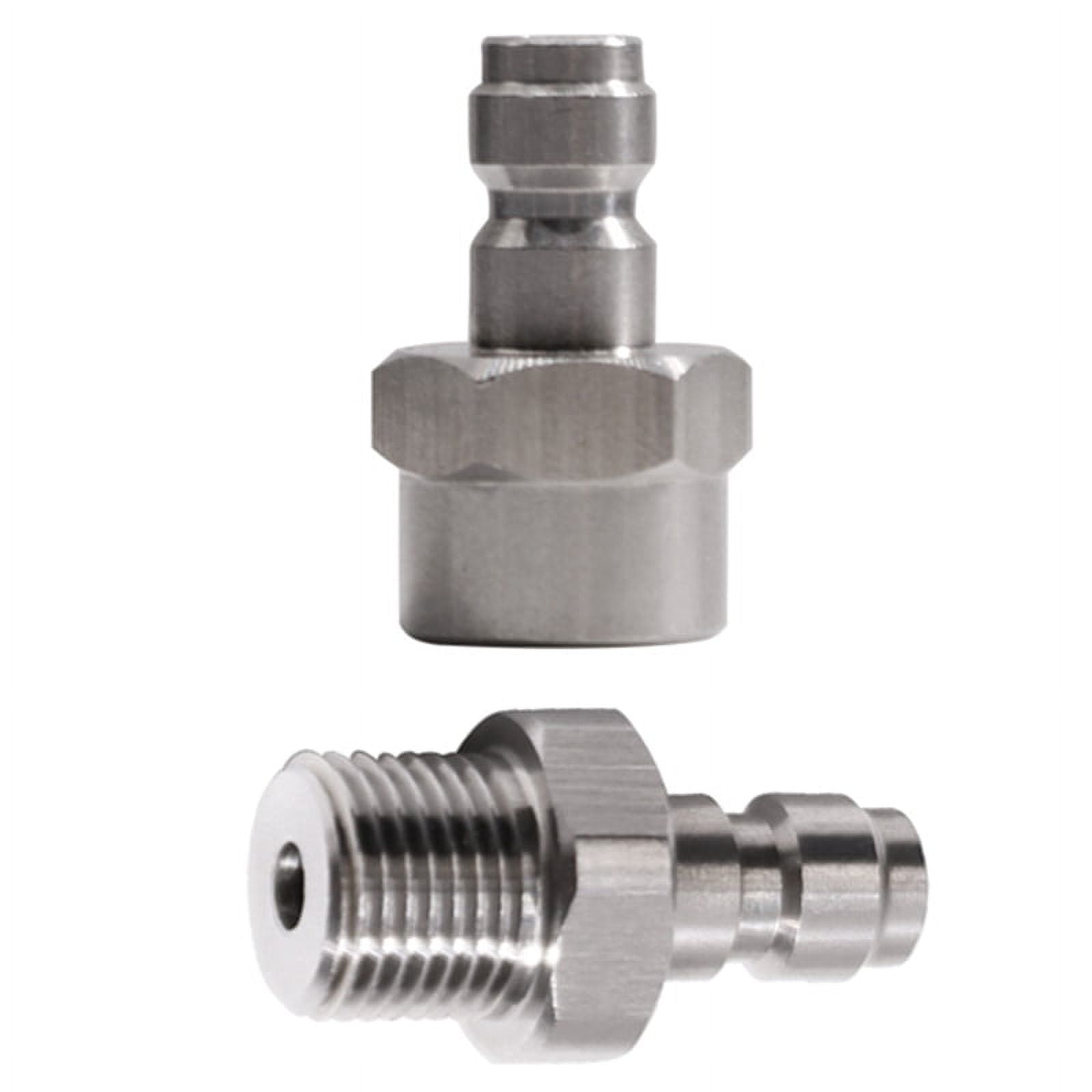 2 Pcs Universal 8mm Quick-Disconnect Plug Adapter, M11x1 Female Thread ...