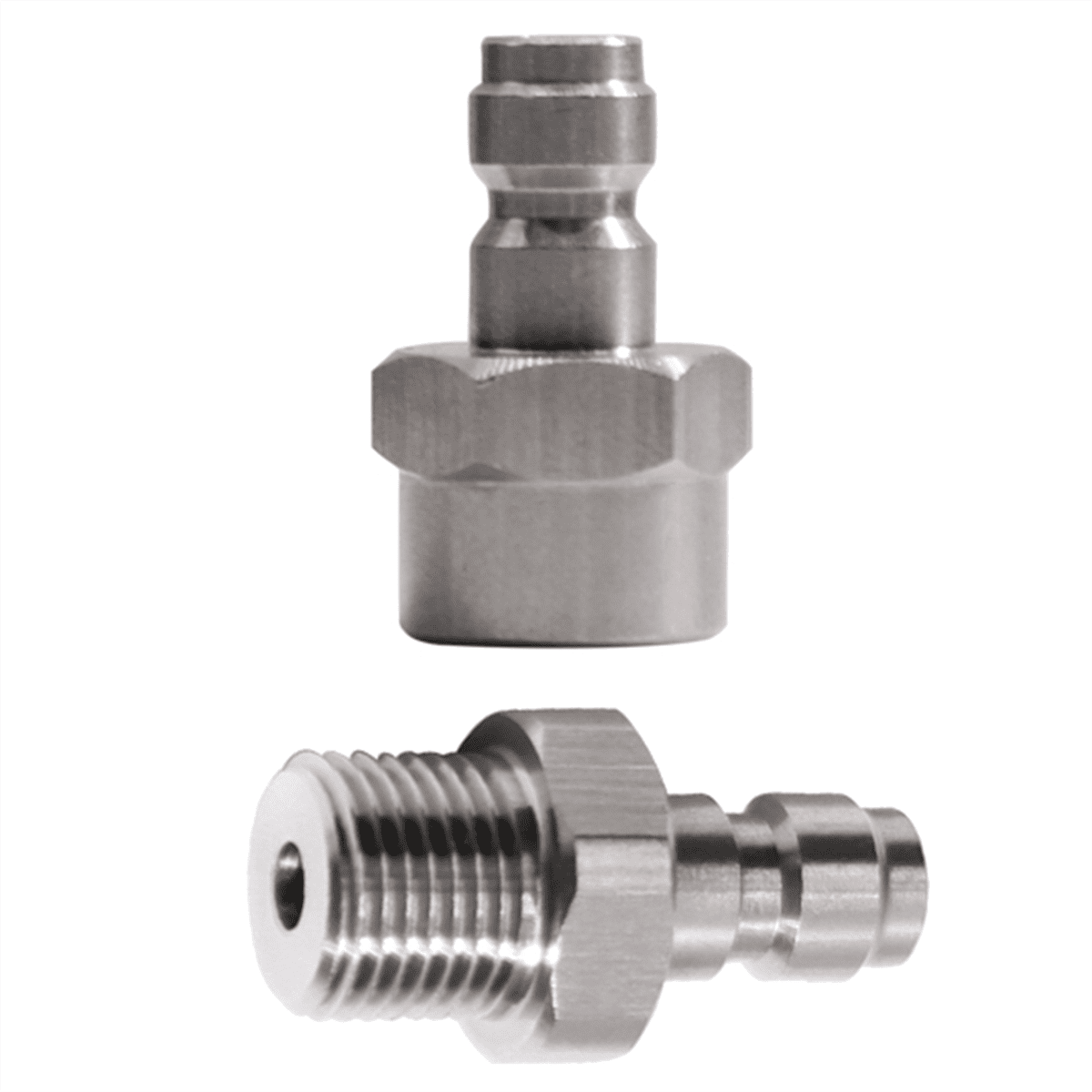 2 Pcs Universal 8mm Quick-Disconnect Plug Adapter, M11x1 Female Thread ...