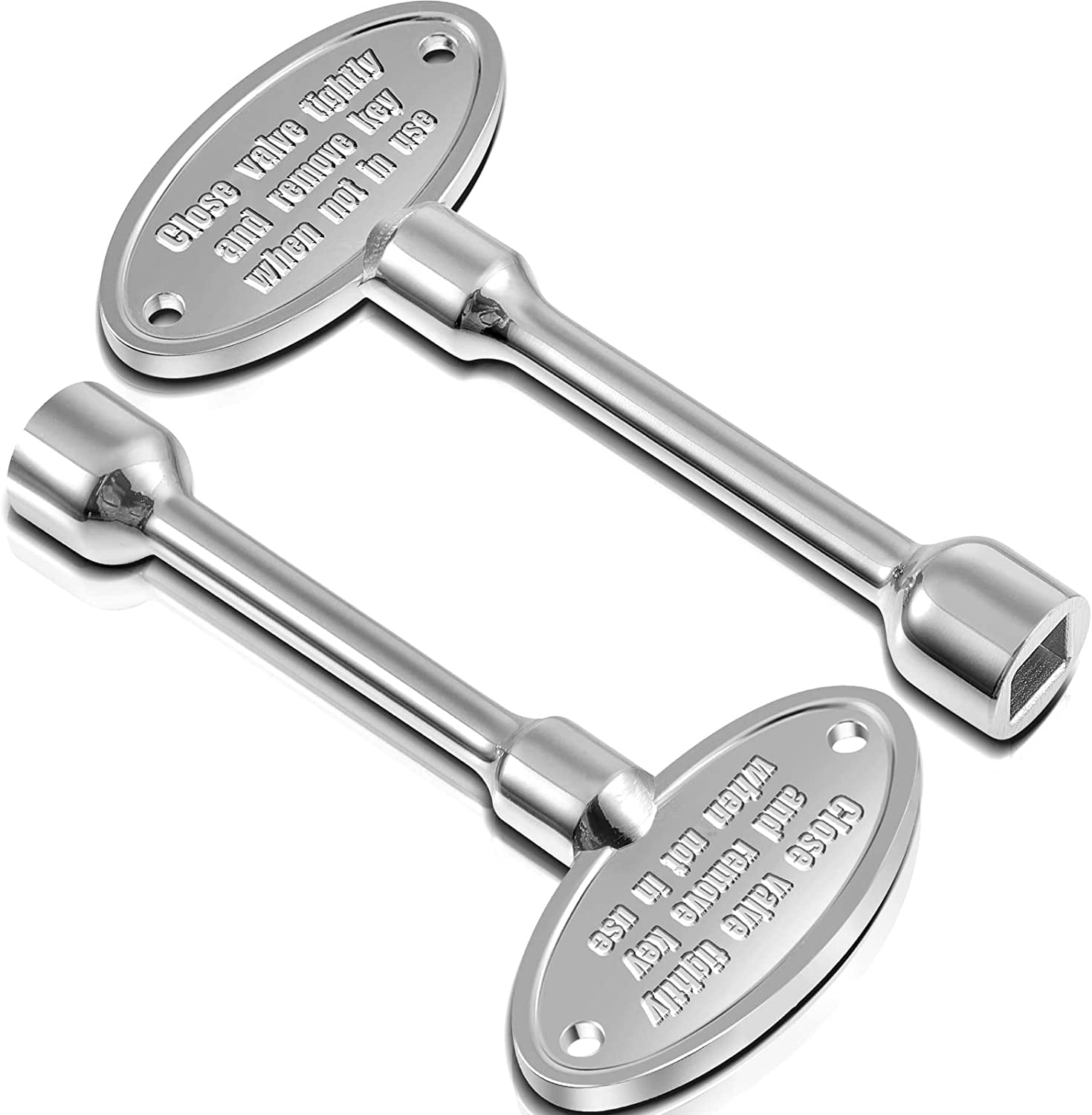 2 Pcs Universal Gas Valve Key Fireplace Key for Gas Fire Pits Polished ...