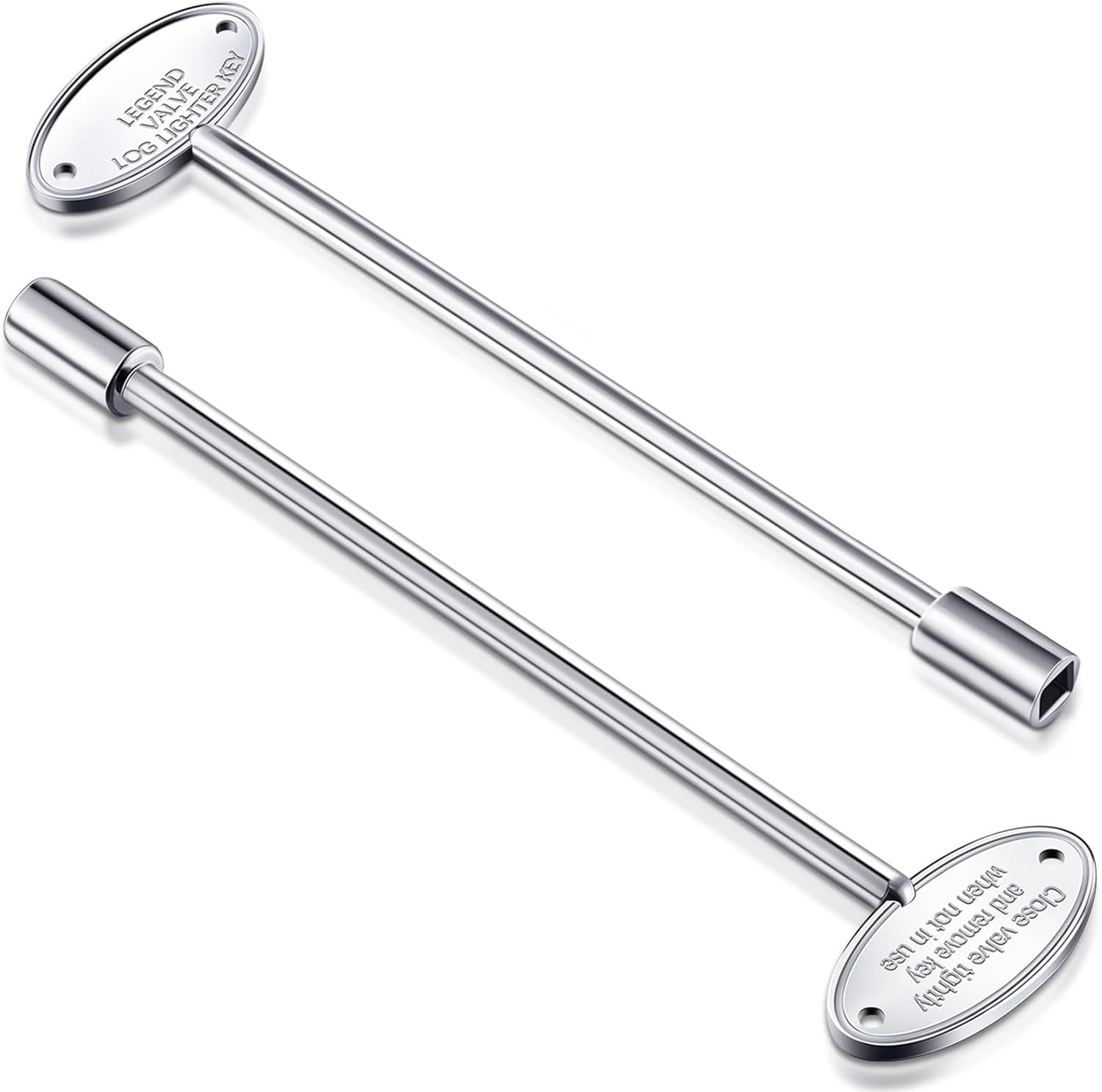 2 Pcs Universal Gas Valve Key Fireplace Key for Gas Fire Pits Polished ...