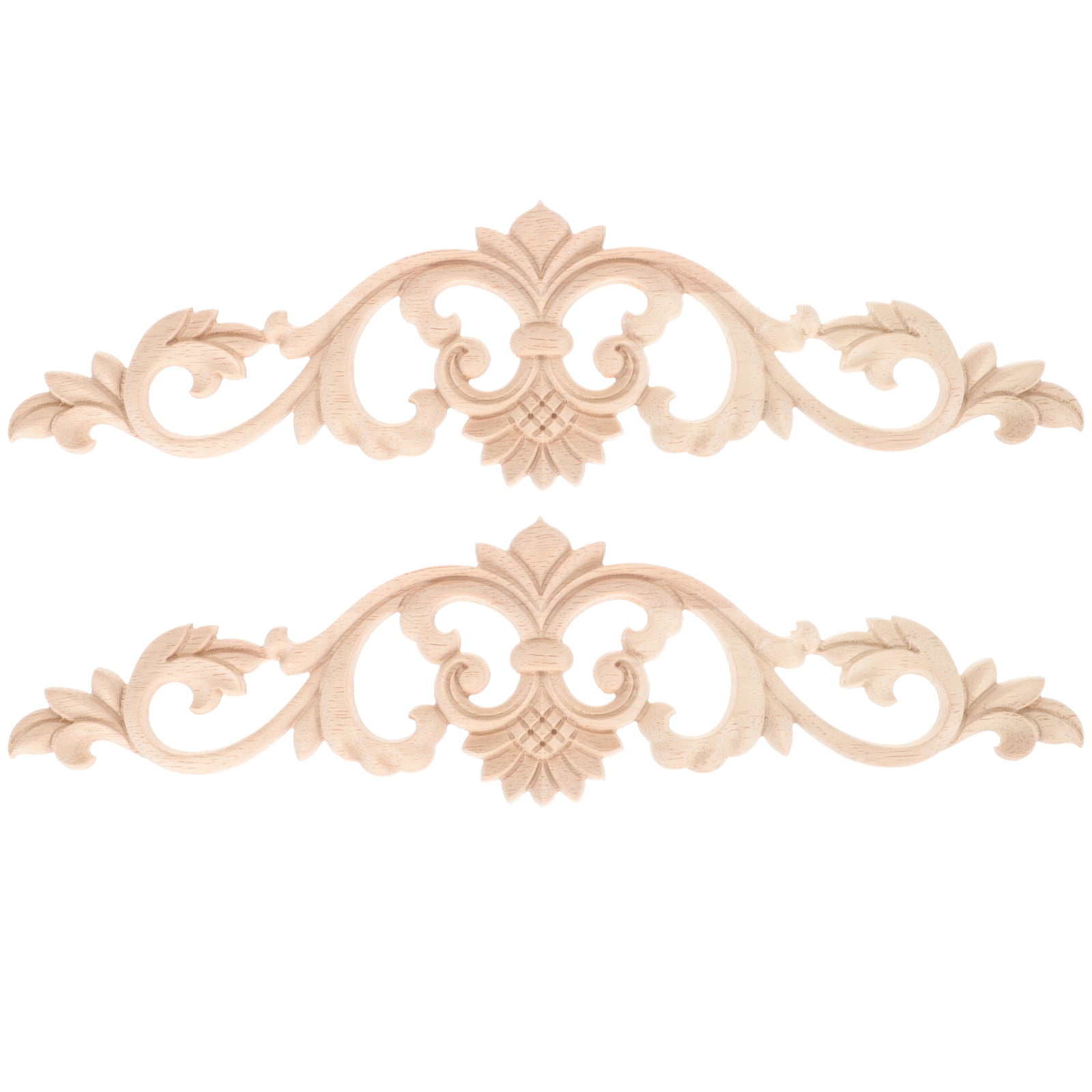 WORGEOUS Wood Carved Onlay for Decor Khaki Color Sturdy and Wooden ...