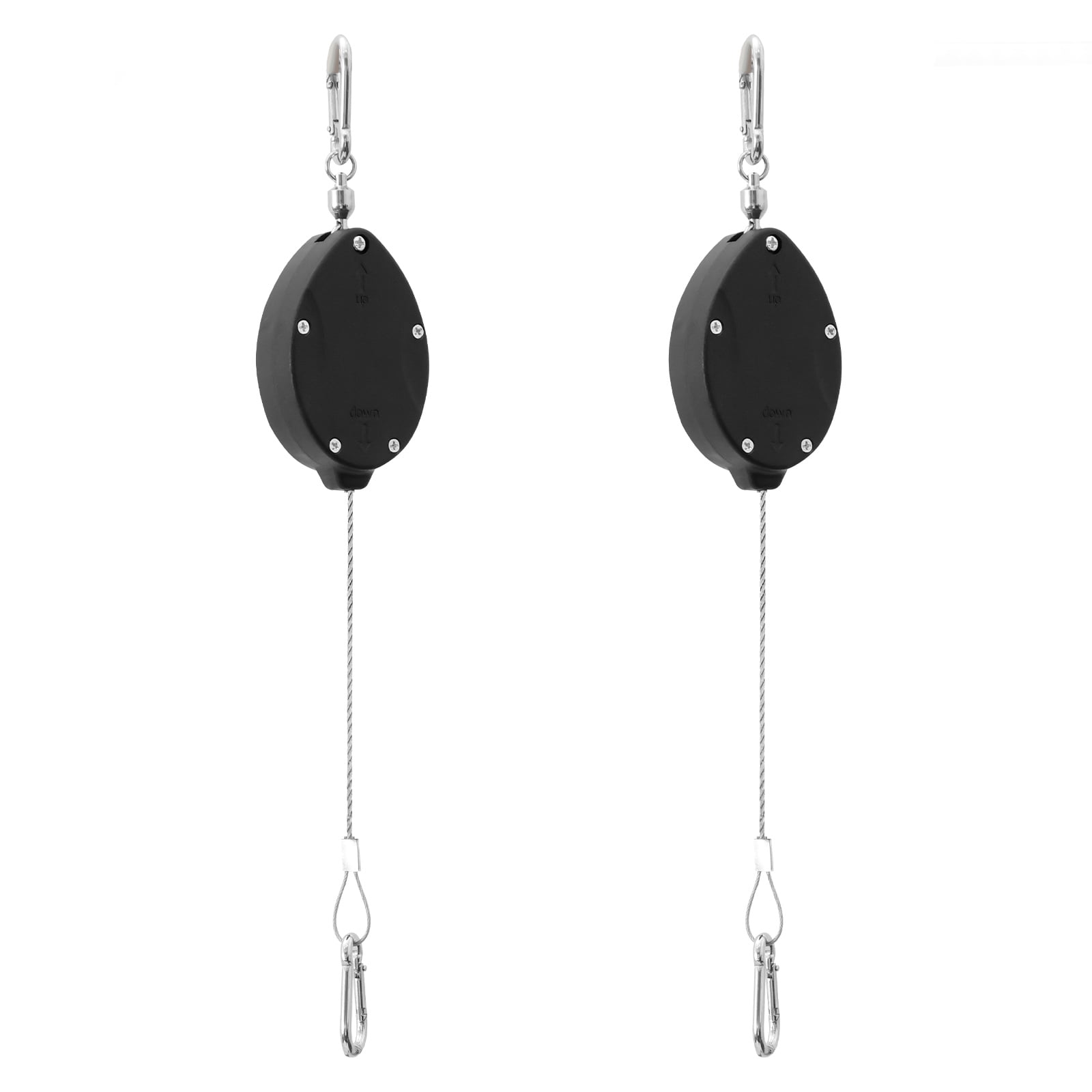 2 Pcs Upgraded Retractable Plant Hanger,Plant Pulleys for Hanging ...