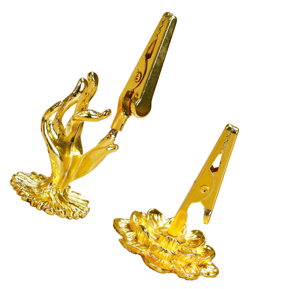 2 Pcs Urn Shanto Clip Incense Rack Temple Decoration Office 3X3CM ...