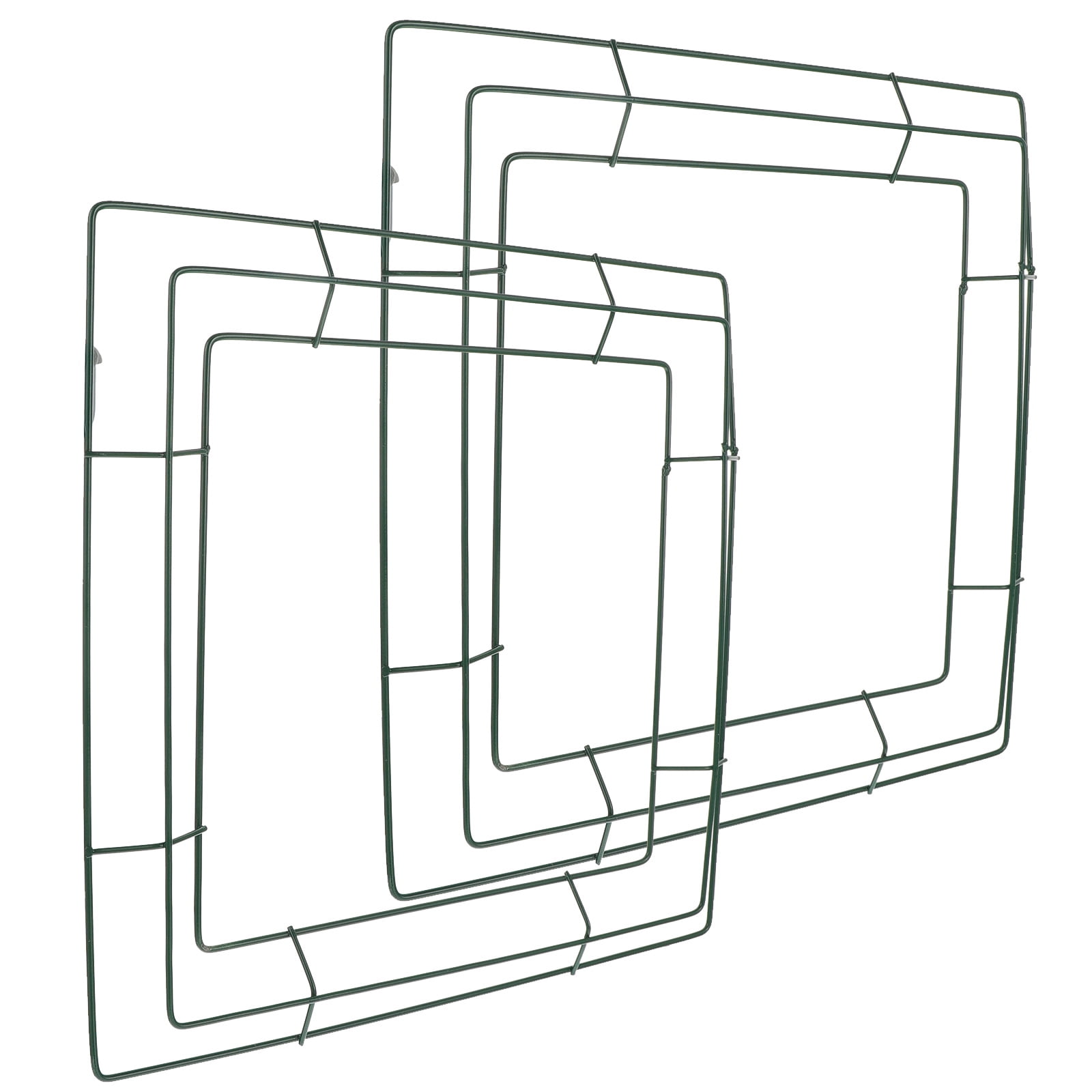 2 Pcs Valentines Day Wreath Wreaths Square Garland Home Decor DIY ...