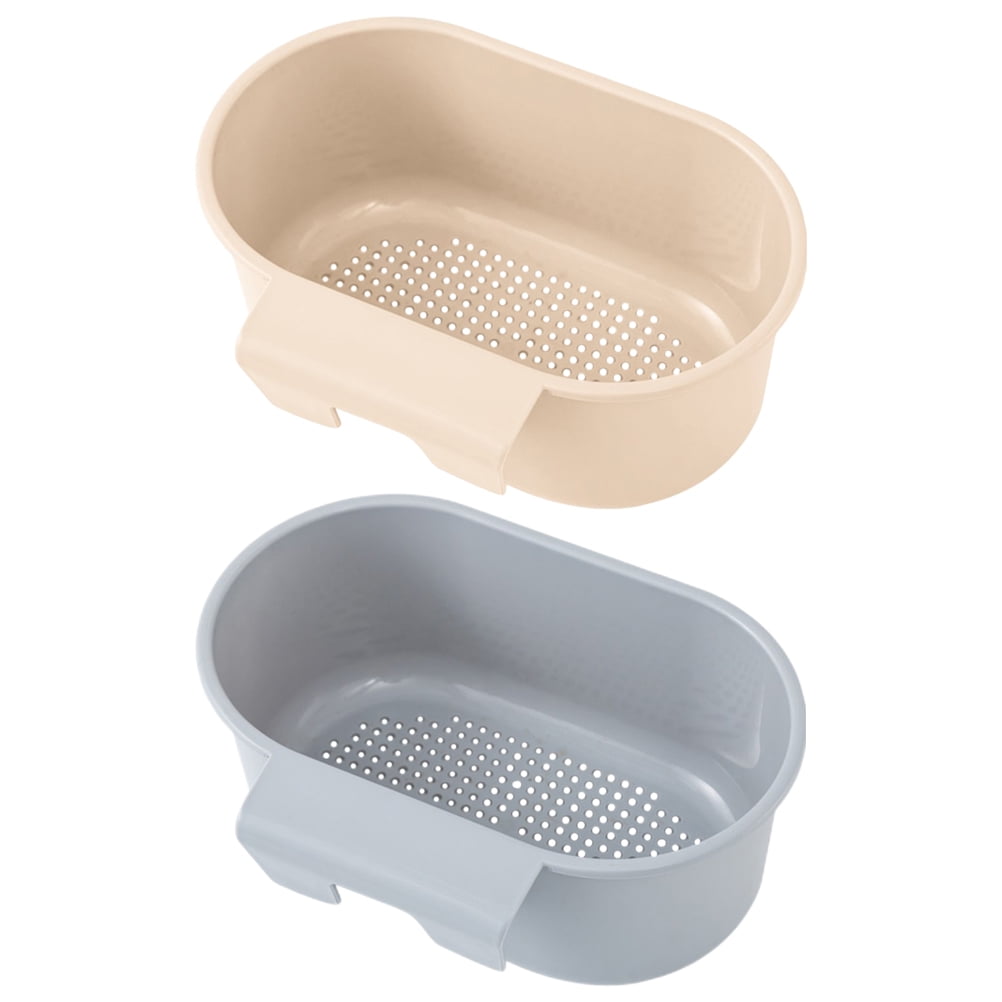 2 Pcs Vegetable Fruit Washing Basket Hanging Sink Colander Strainers ...