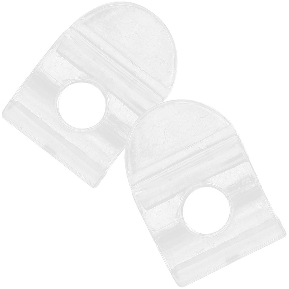 2 Pcs Venetian Blind Clip Curtain Roller Window Shade Pulls Transparent ...