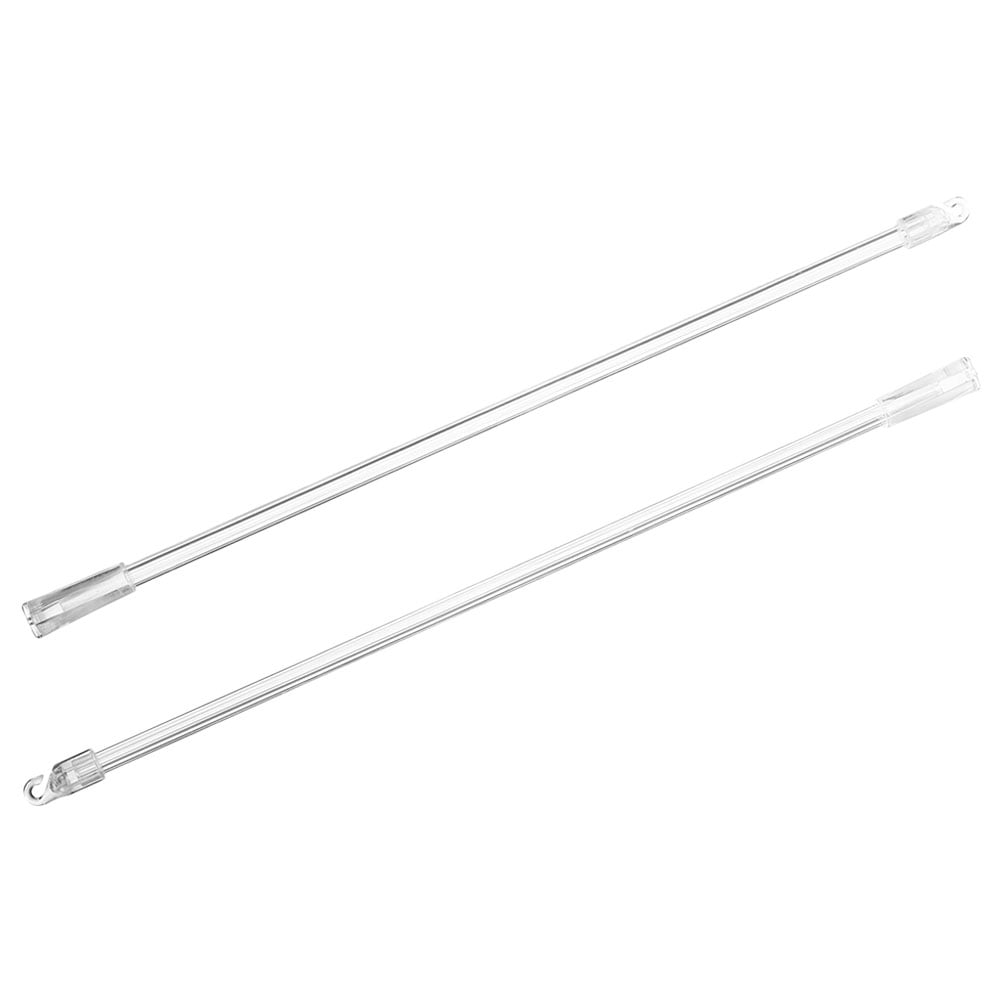 2 Pcs Venetian Blind Rotor Tilt Wand Curtains Rods Aluminum Alloy Tie ...