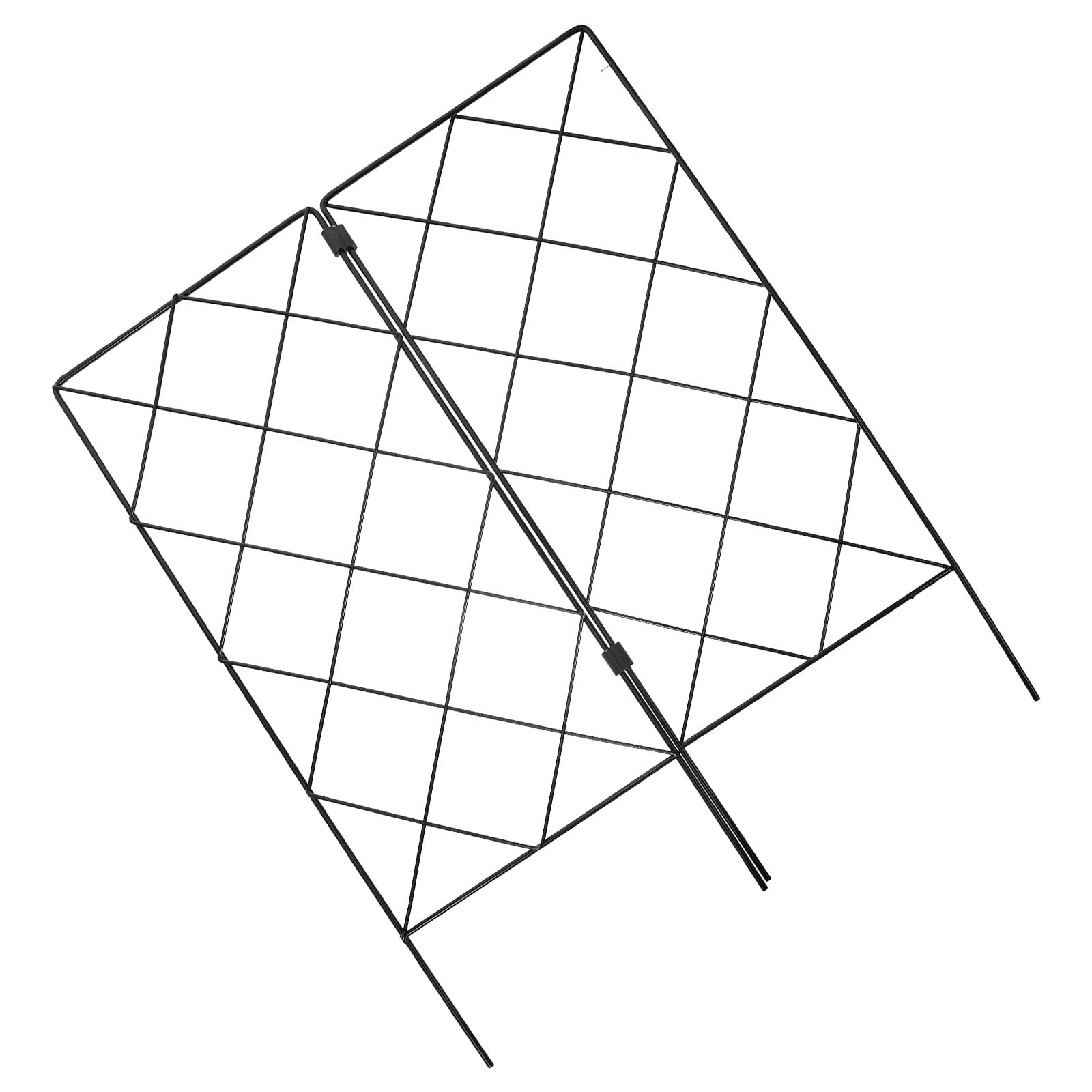 2 Pcs Vine Climbing Plants Stand Frame Planter Support Tall Black ...