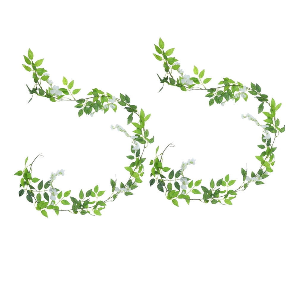 2 Pcs Vines Valentine's Day Decor Hanging Wisteria Vine Tree Vine ...