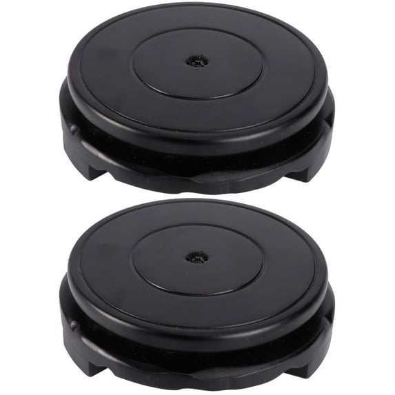 2 Pcs Vintage Decor Wooden Bottom Bracket Round Vase Holder Ornament ...