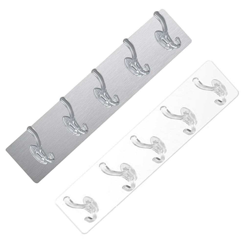 2 Pcs Wall Hanger Hooks Rack Small Item Acrylic Scarf Modern Design ...