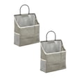 2 Pcs Wall Hanging Storage Bag, Waterproof Over The Door Closet ...
