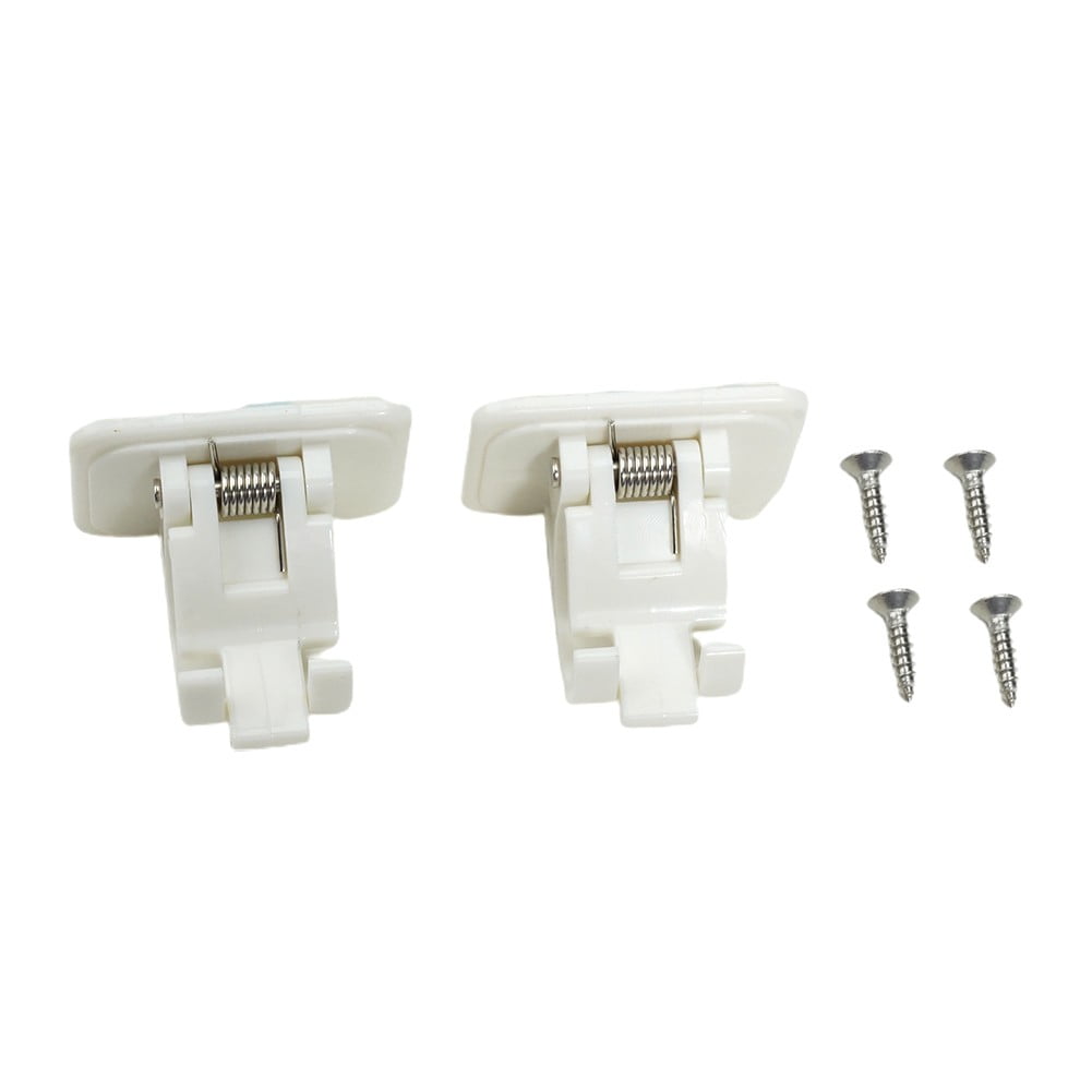 2 Pcs Wall Mounted Fishing Rod Storage Clips Clamps Holder Rack ...