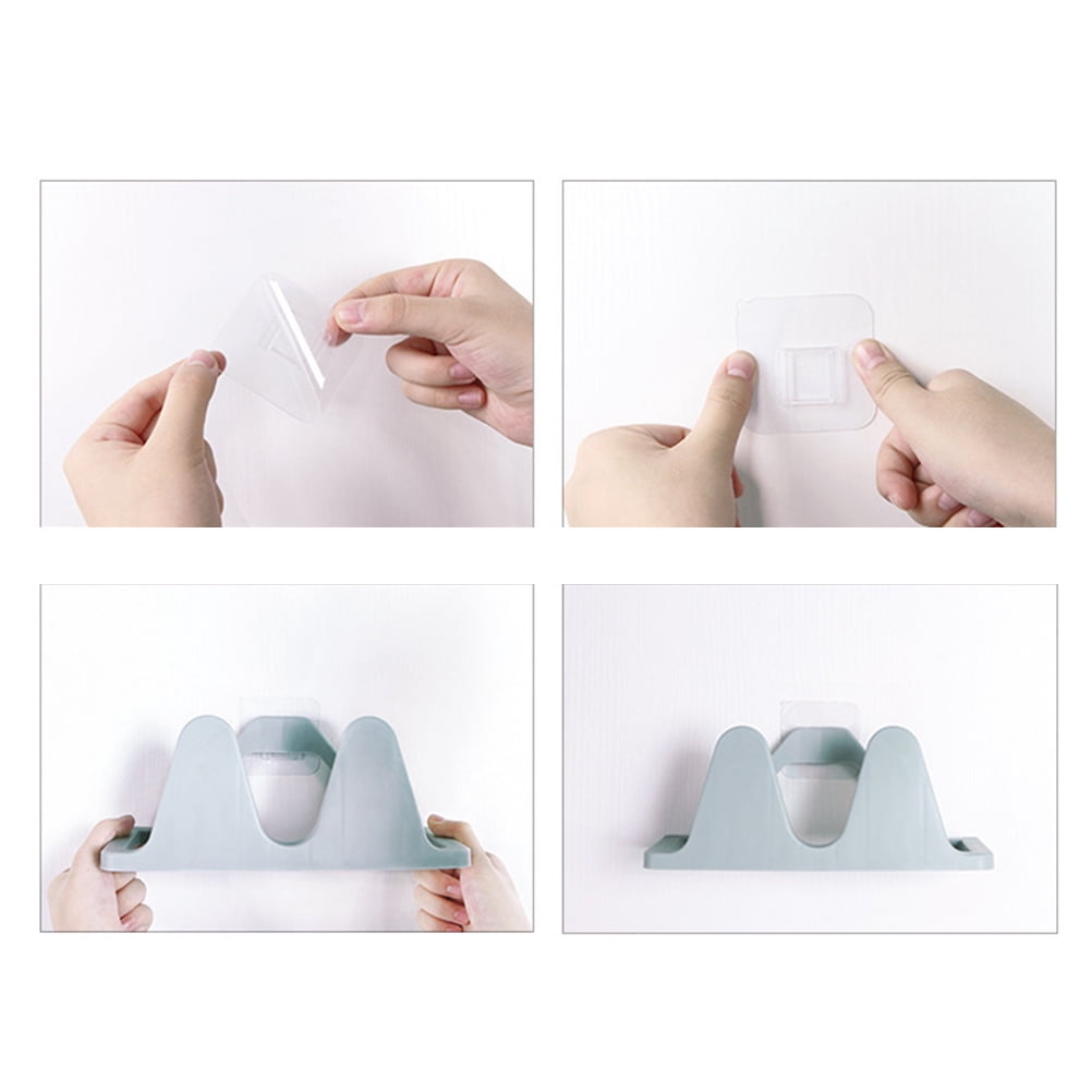 HEMOTON Plastic Shoe Holder Rack for Wall Mounting Assorted Closet ...