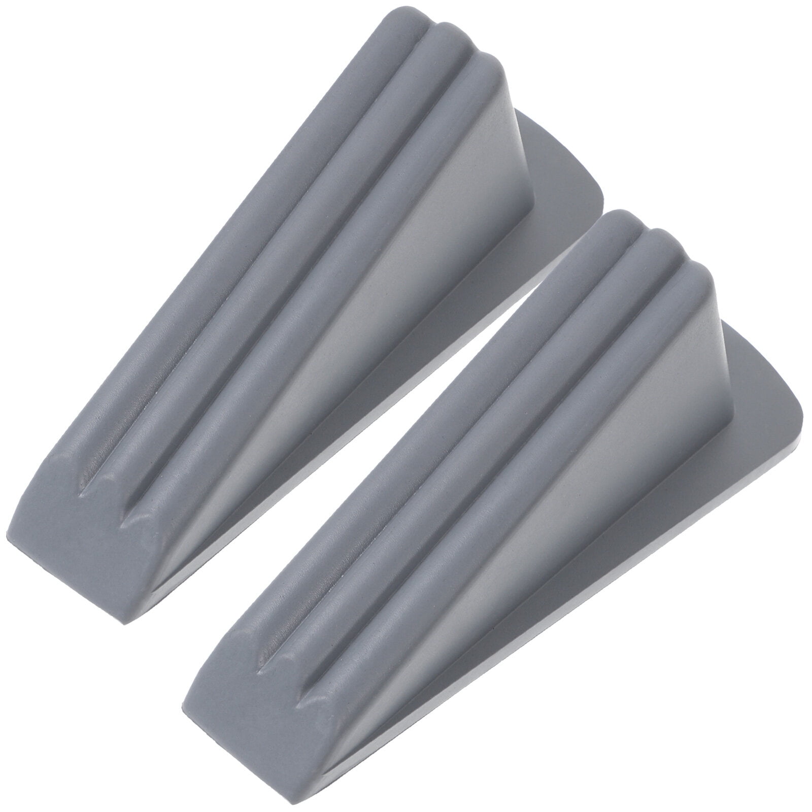 2 Pcs Wall Protector Door Wedge Punch-free Stoppers Lock Grey - Walmart.com