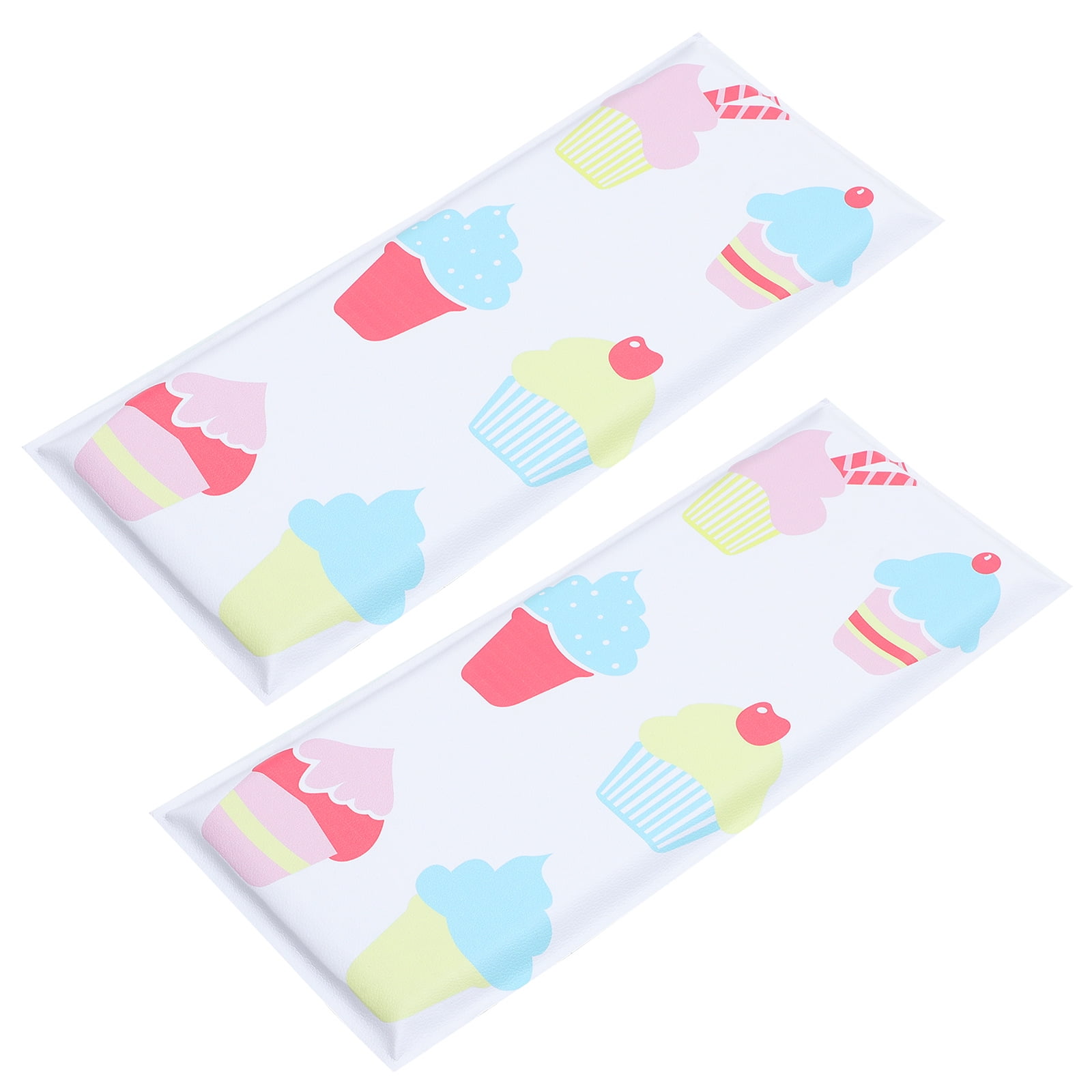 2 Pcs Wall Sticker Panel Poster Kid Stickers Paintings Child White ...