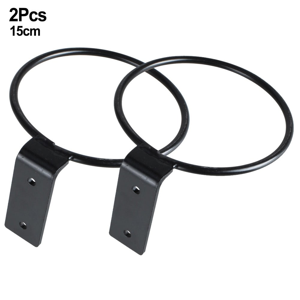2 Pcs Wall-mounted Plant Holder Ring Flower Pot Stand Plant Metal Hook ...