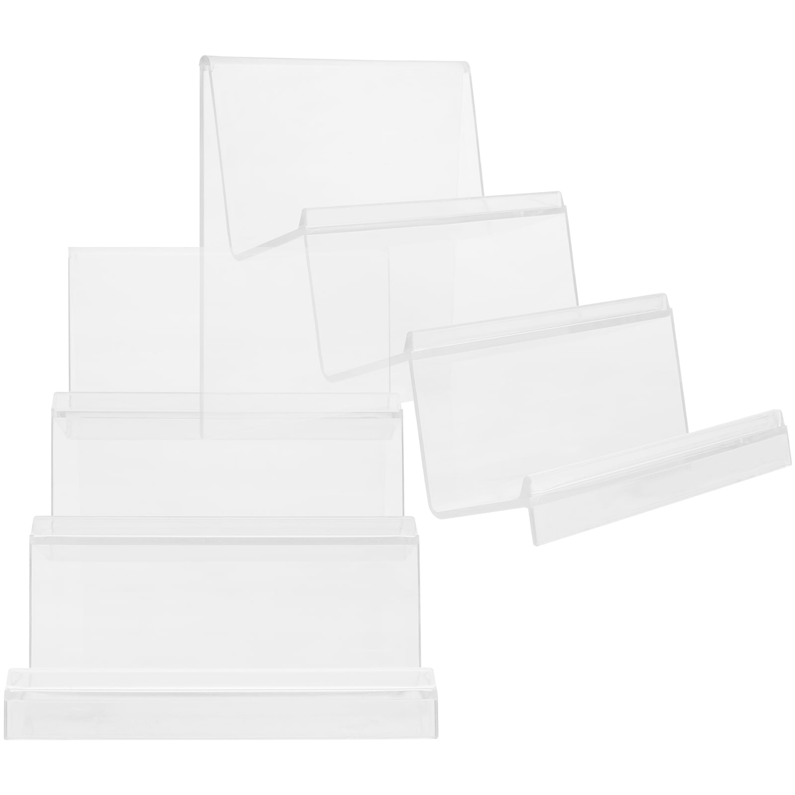 2 Pcs Wallet Display Stand Purse Stands Shelves Purses Acrylic Counter ...