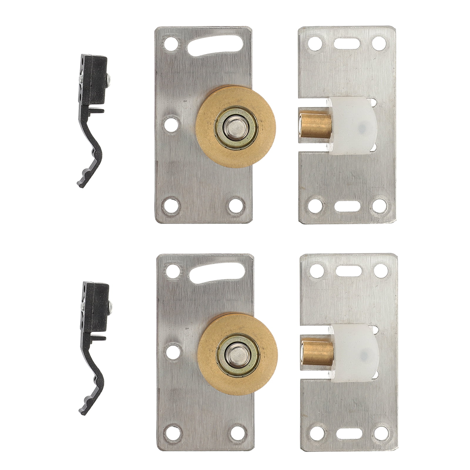 2 Pcs Wardrobe Pulley Cabinet Universal Caster Wheel Castor Wheels ...
